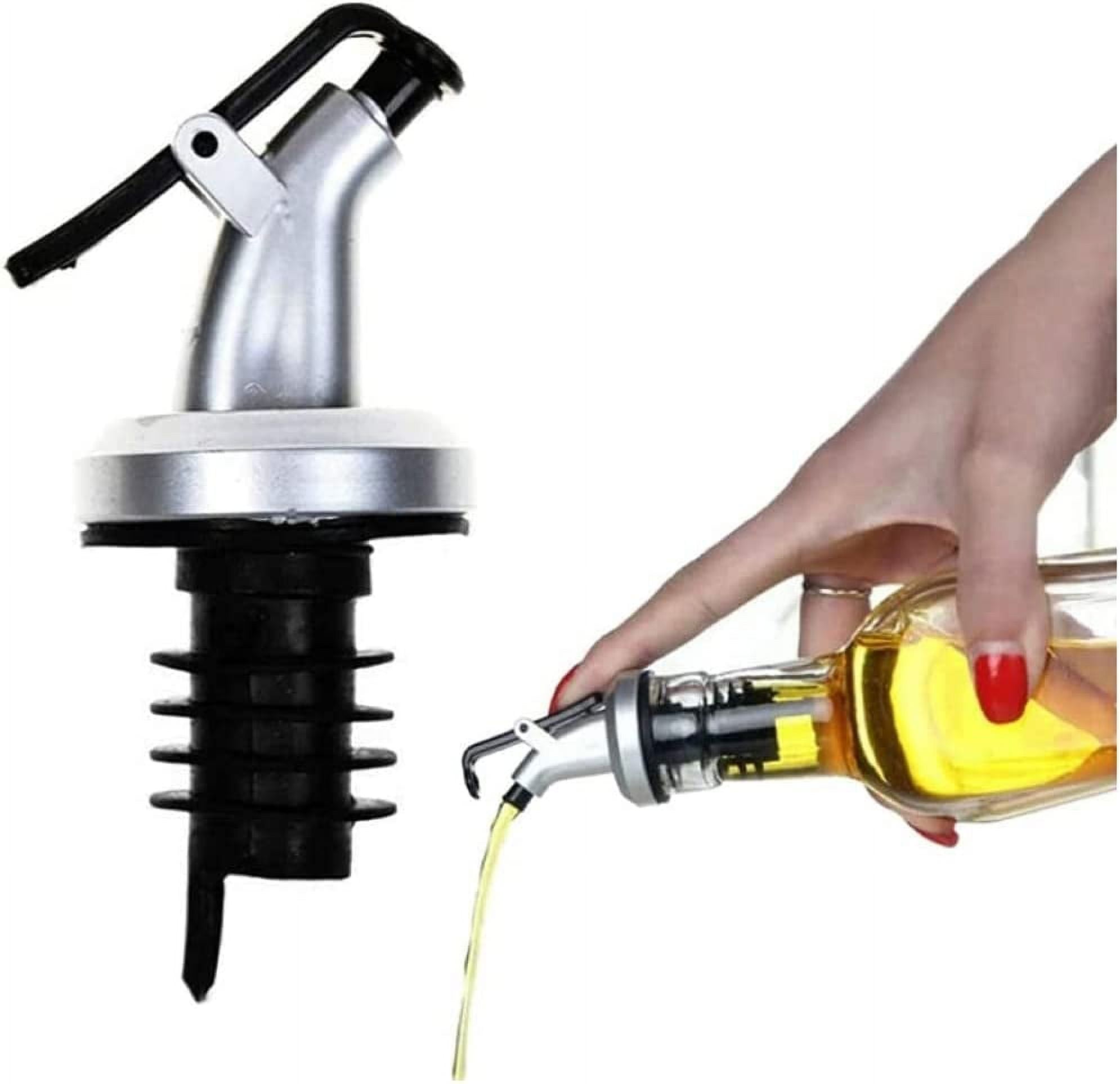 Pourer Dispenser Oil Drizzler Sprayer with Dust Cap Pourers Plastic ...