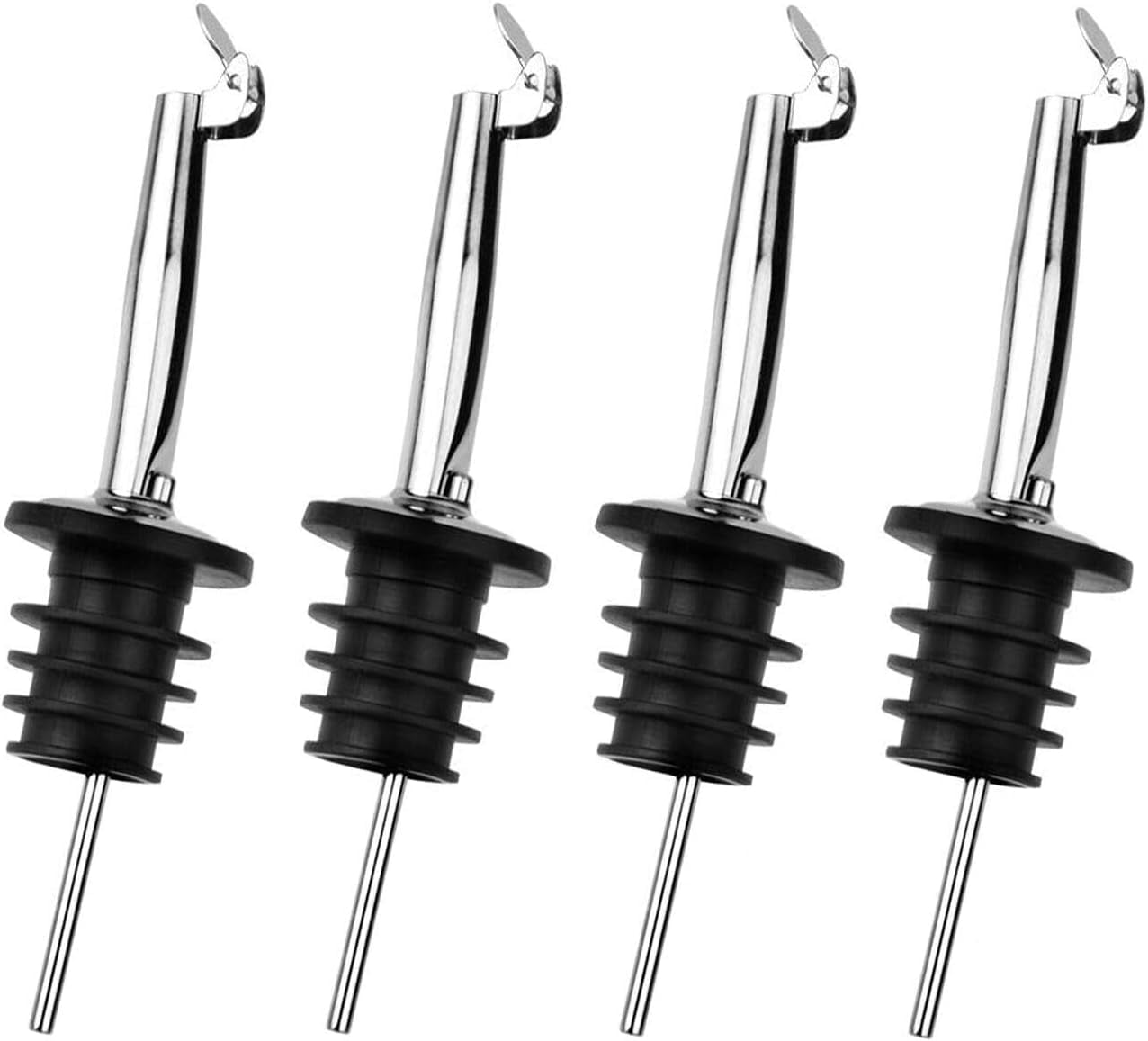 Stainless Steel Pour Spouts, Long Breath Tube Pourer With Tapered Spout ...