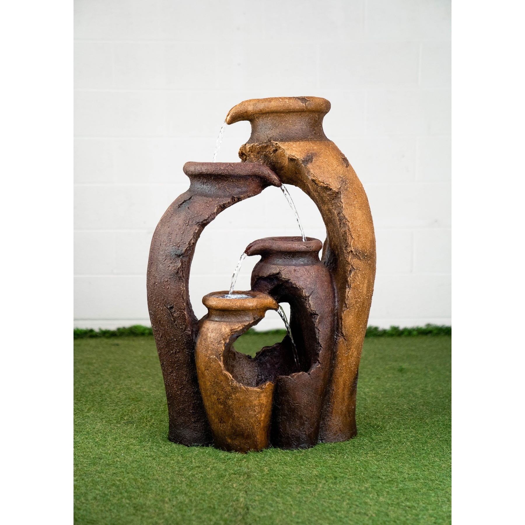 Pouring Jugs Fountain With 4 LED Lights - Walmart.com