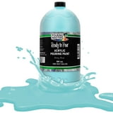 Pouring Masters Baby Blue Pouring Paint - Premium 64 Ounce Pre-Mixed ...