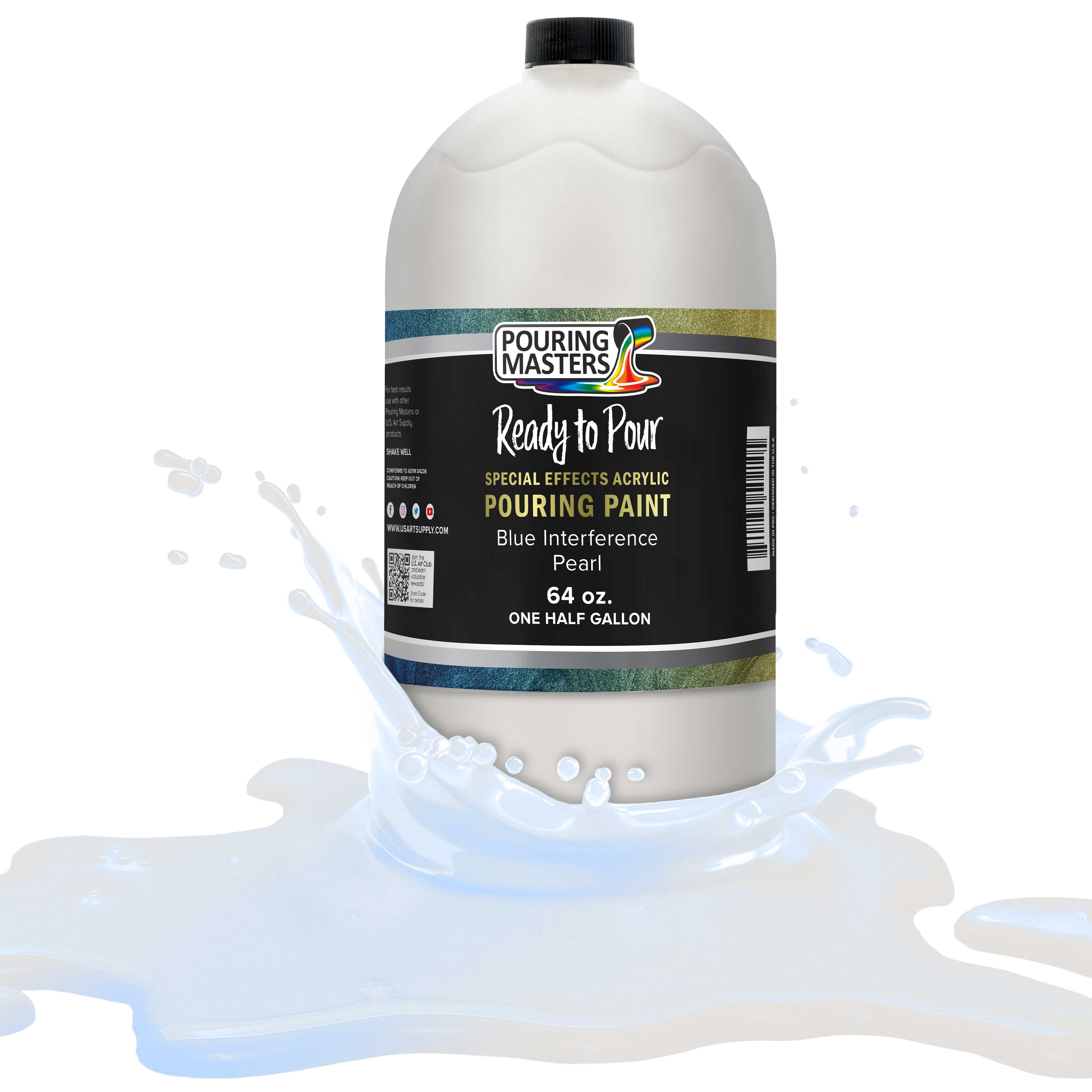 Pouring Masters Blue Interference Pearl Special Effects Pouring Paint ...