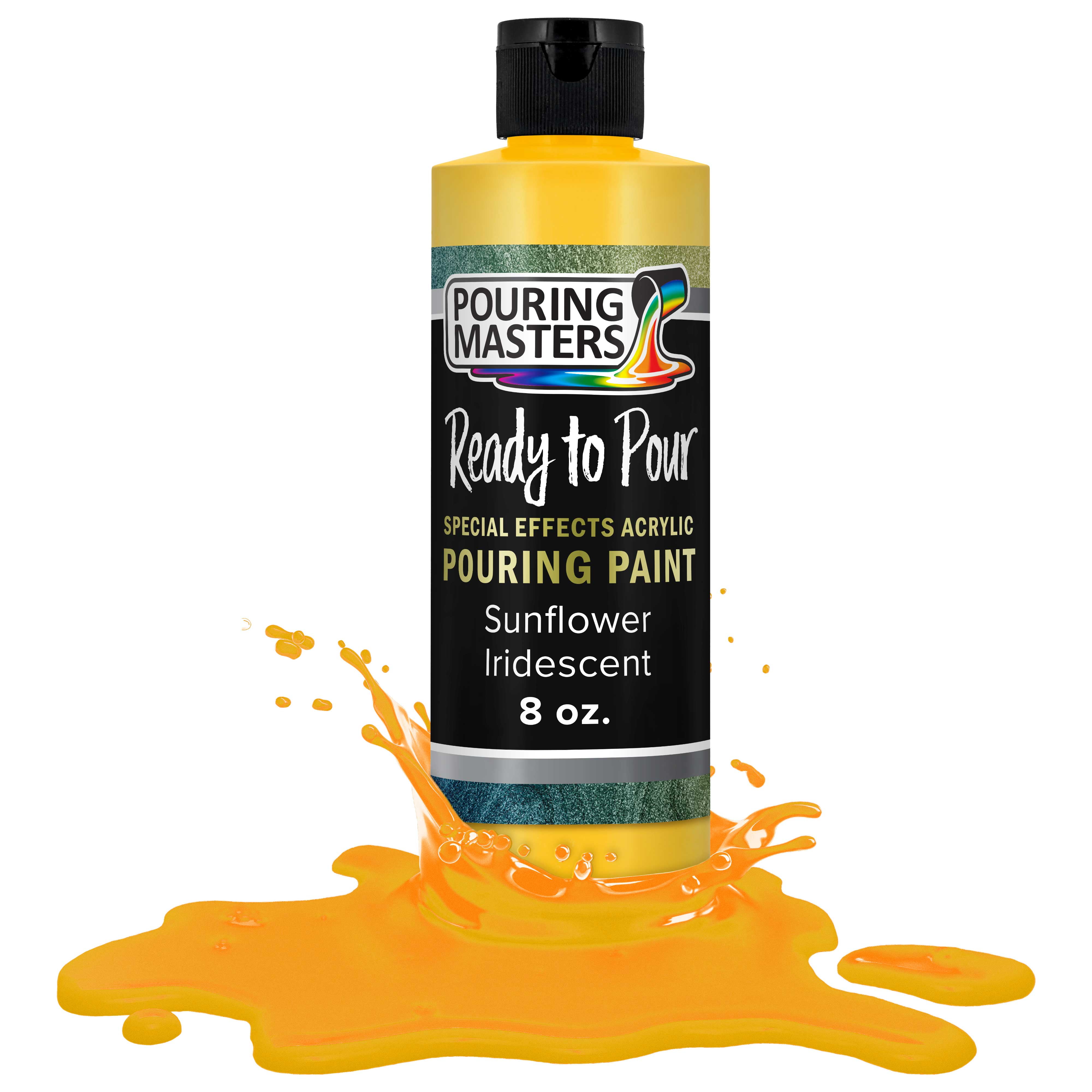 Pouring Masters Sunflower Iridescent Special Effects Pouring Paint - 8 ...
