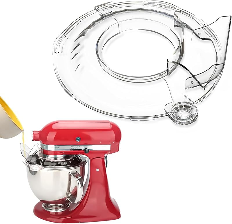 Pouring Shield for KitchenAid Tilt Head 4.5-5QT Mixer,Fit for Stainless ...