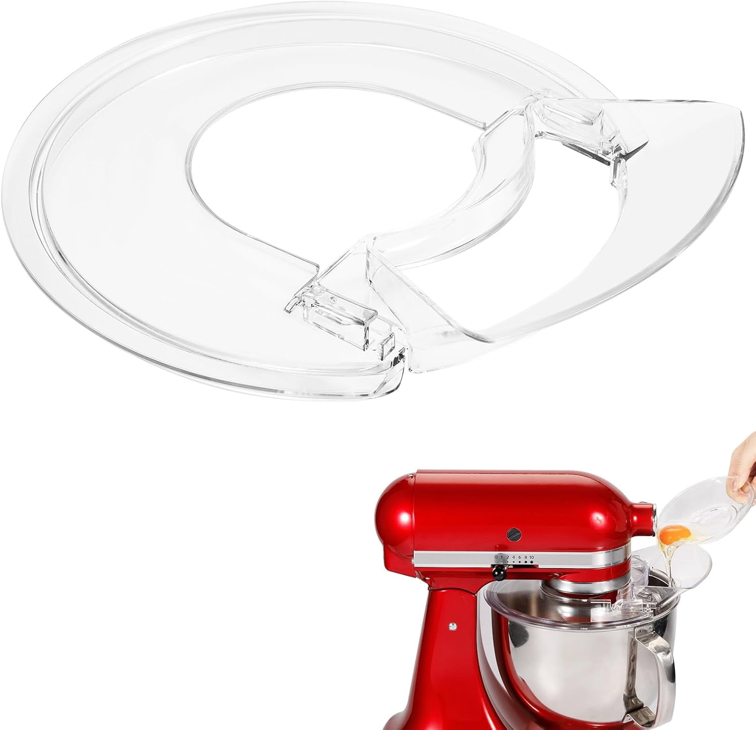 Pouring Shield for KitchenAid 4.5-5 Quart Tilt-Head Stand Mixer, Splash ...