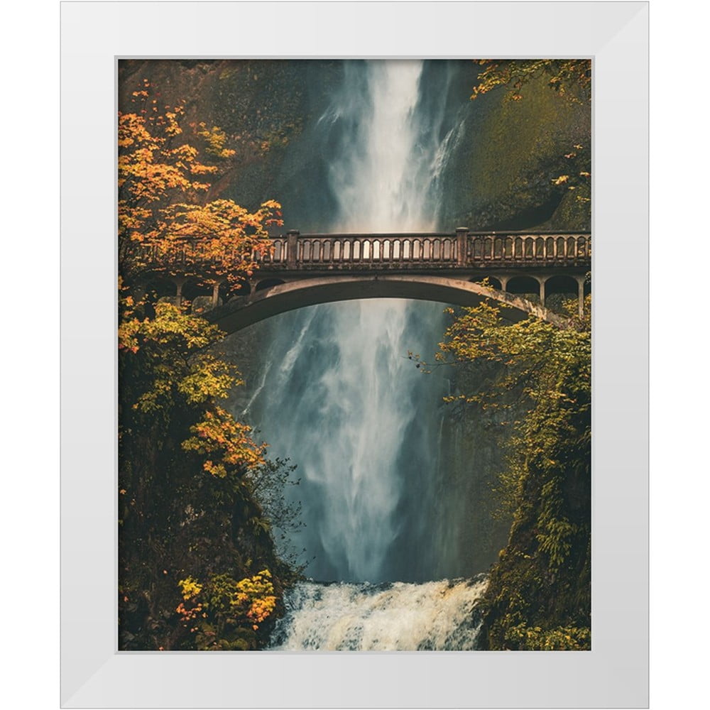 Pournader, Behdad 26x32 White Modern Wood Framed Museum Art Print ...