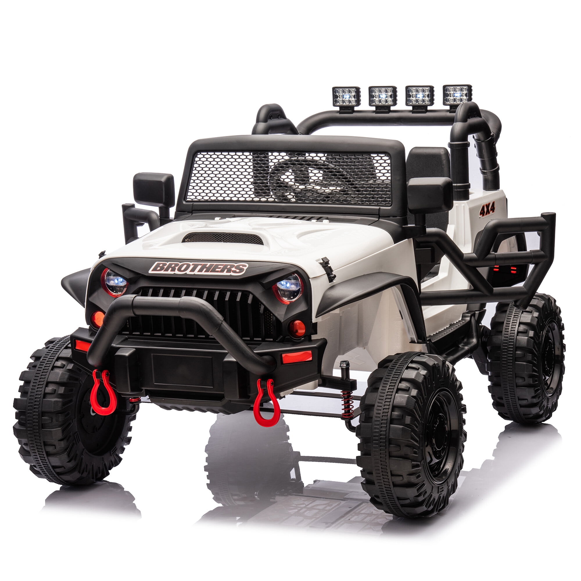 Pouseayar 24V Kids Ride On 400W Electric Toy Car W/Parents Control,Four ...