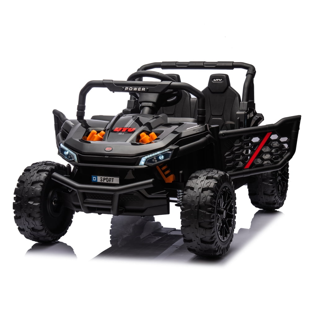 Pouseayar 24V Kids Ride on UTV W/Parents Remote Control,Four Wheel ...