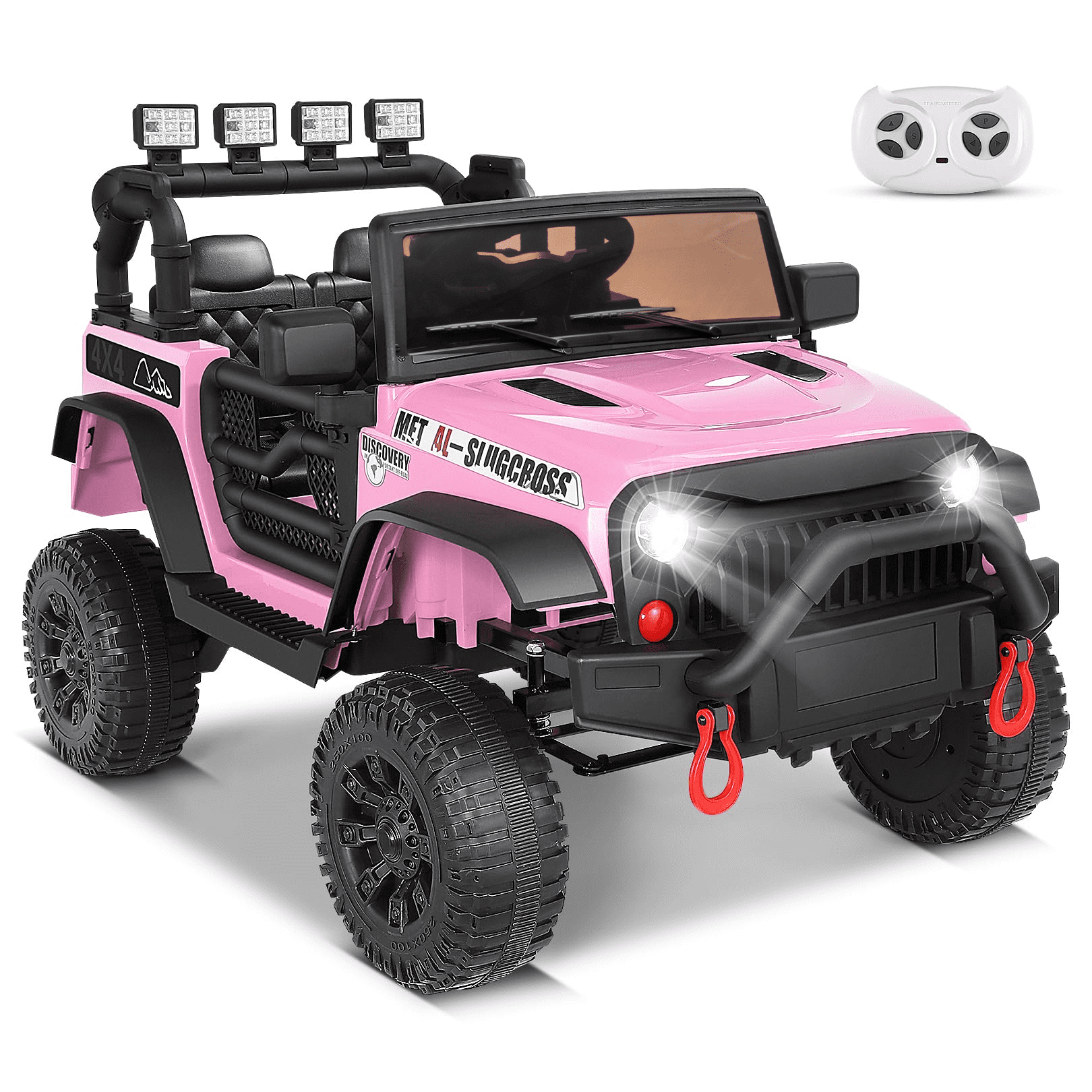 Pouseayar 24V Ride On Jeep W/Remote Control, Battery Powered Vehicles ...