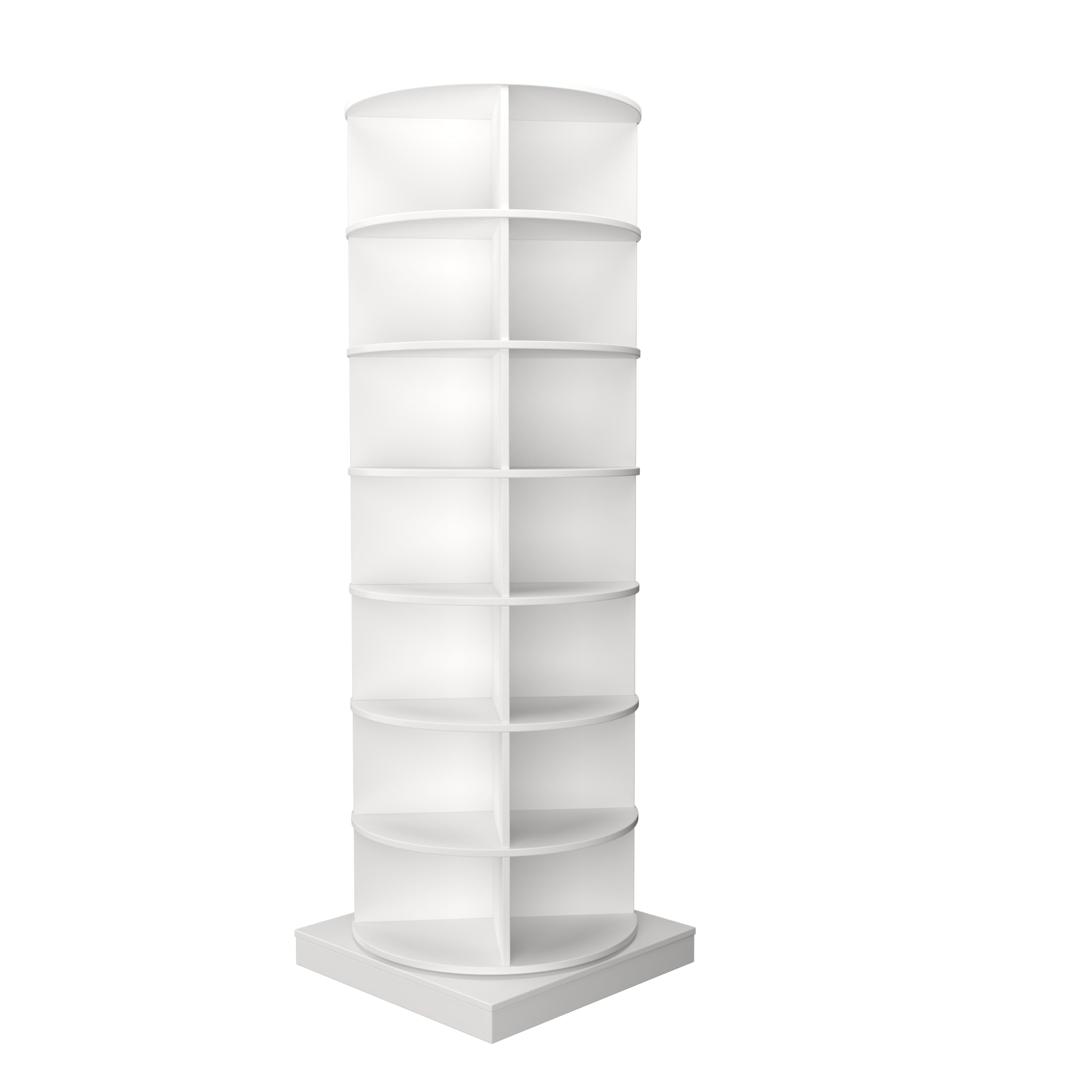 Pouseayar 360 Rotating Shoe Cabinet 6/7 Tiers High-heeled Shoes Display ...