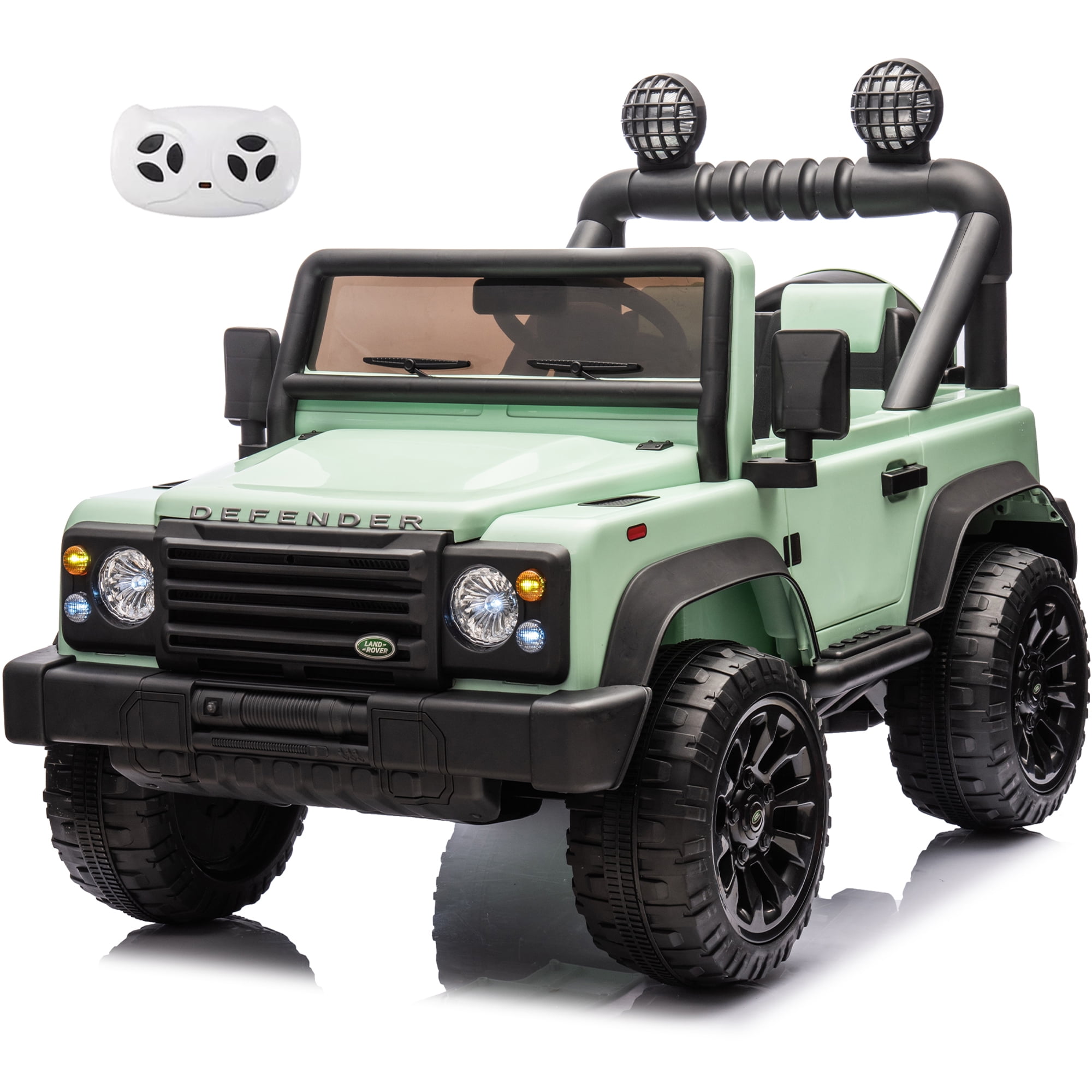 Pouseayar Land Rover Defender Volta 5008 24V Kids Ride On Car W/Parents ...