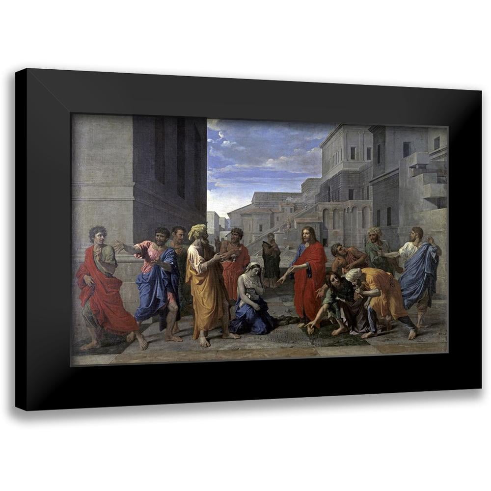 Poussin, Nicolas 14x10 Black Modern Framed Museum Art Print Titled ...