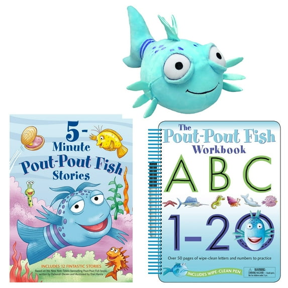 Pout-Pout Fish Book Set Includes 12 Stories in One Volume by Deborah ...