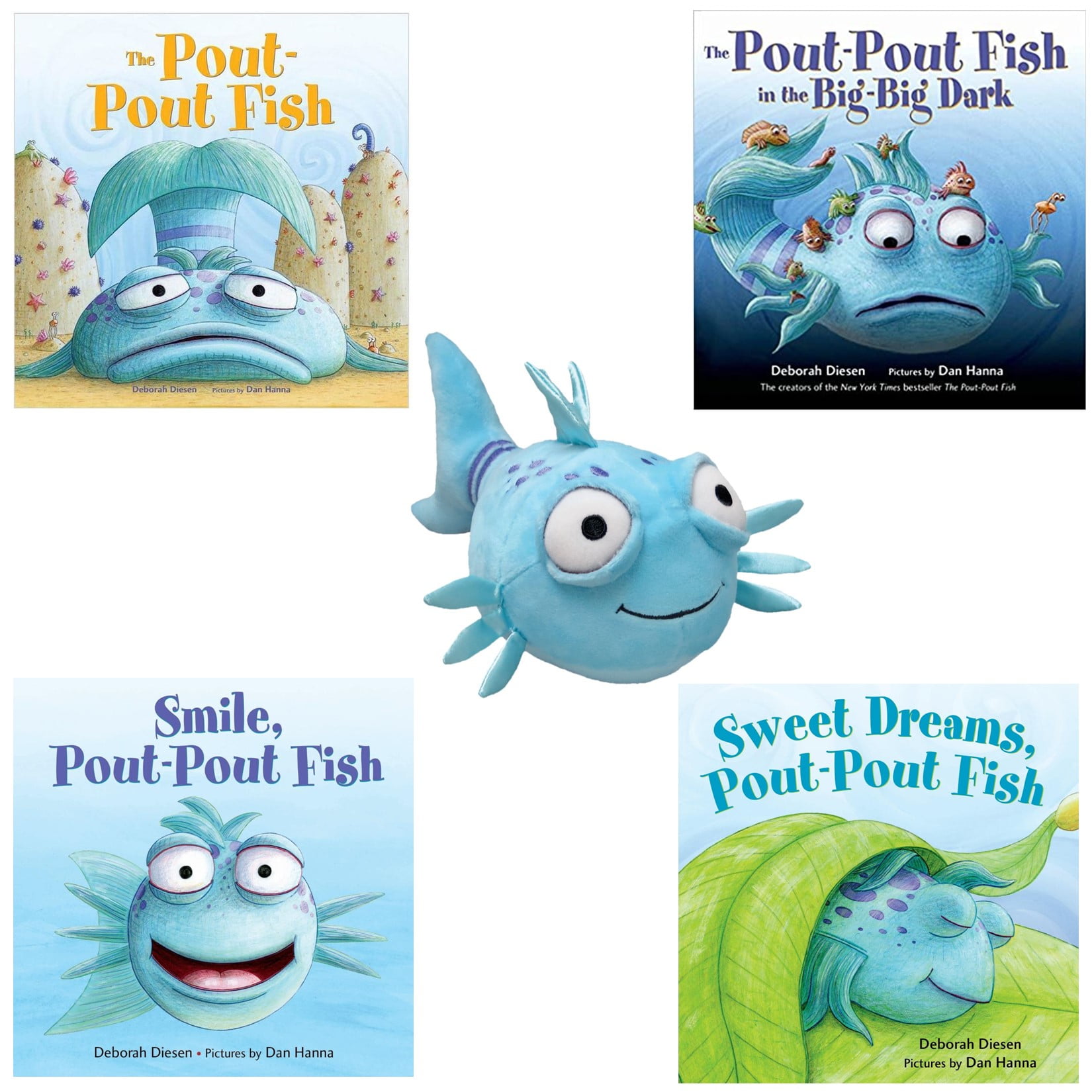 Pout-Pout Fish by Deborah Diesen With 3 Other Great Pout-Pout Fish ...