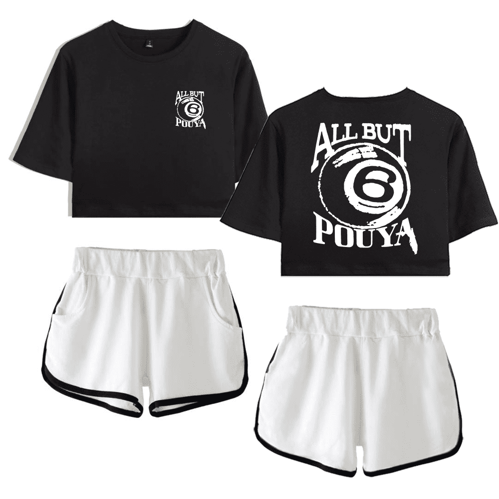 Pouya Merch All But Pouya Crop Top T-shirt Women Girls Fashion Short ...