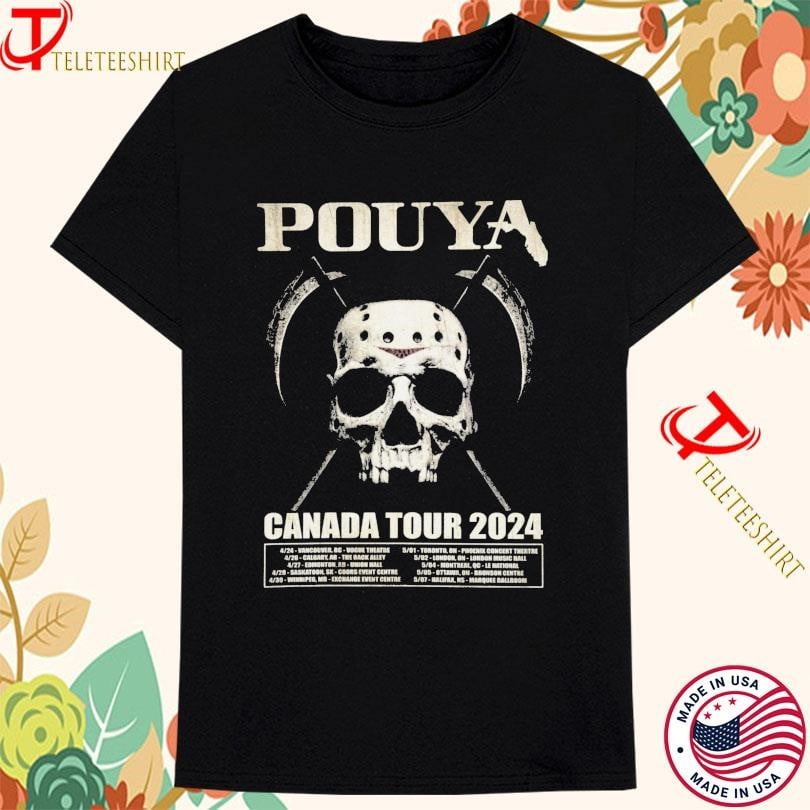 Pouya Skull Canada Tour 2024 T-shirts - Walmart.com
