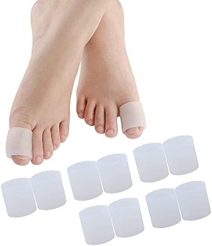 Povihome 10 Pack Big Toe Sleeves, Gel Toe Protectors, Gel Toe Caps Pads ...