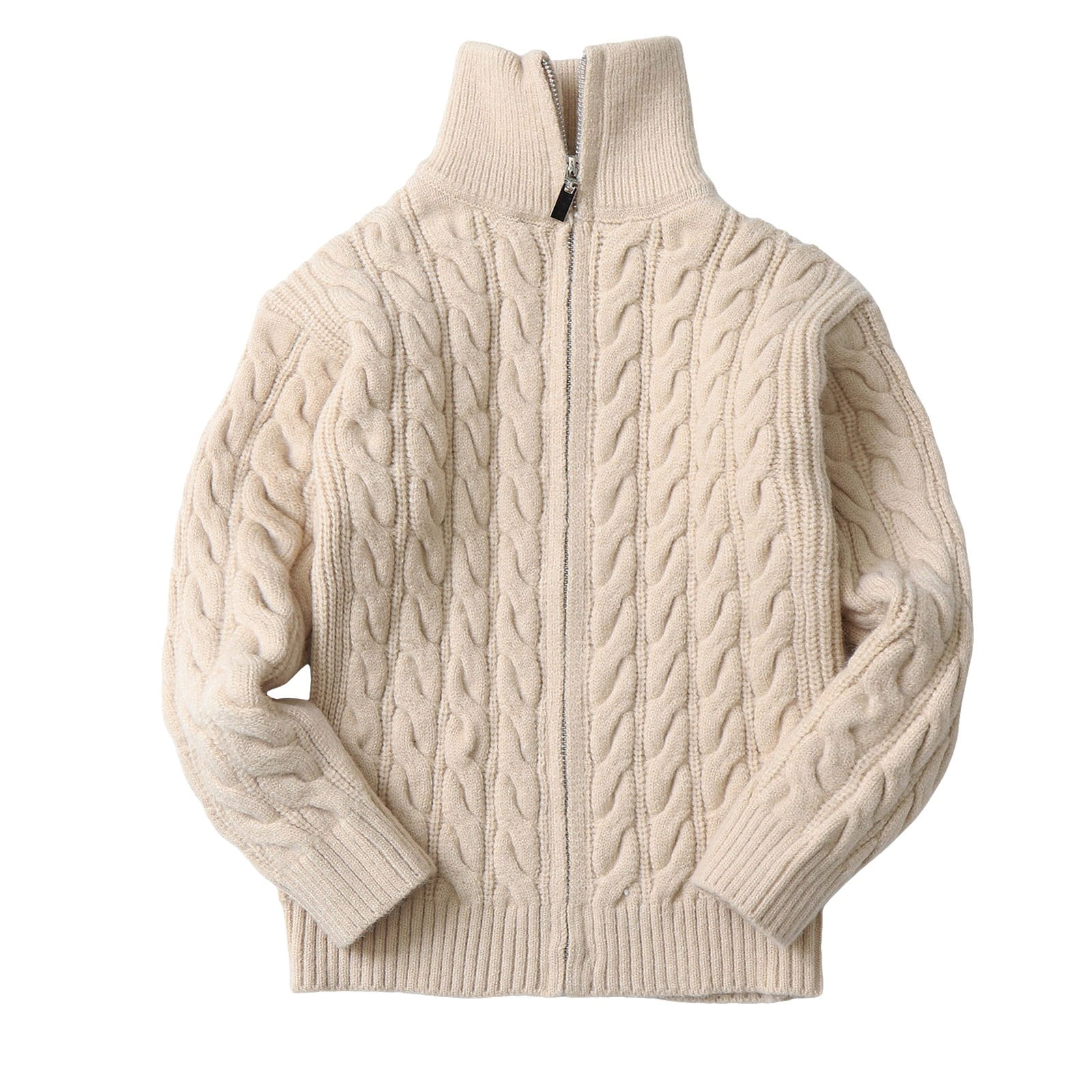 Povozer Boy's Cable Knitted Sweater Half Zip Lightweight Casual ...