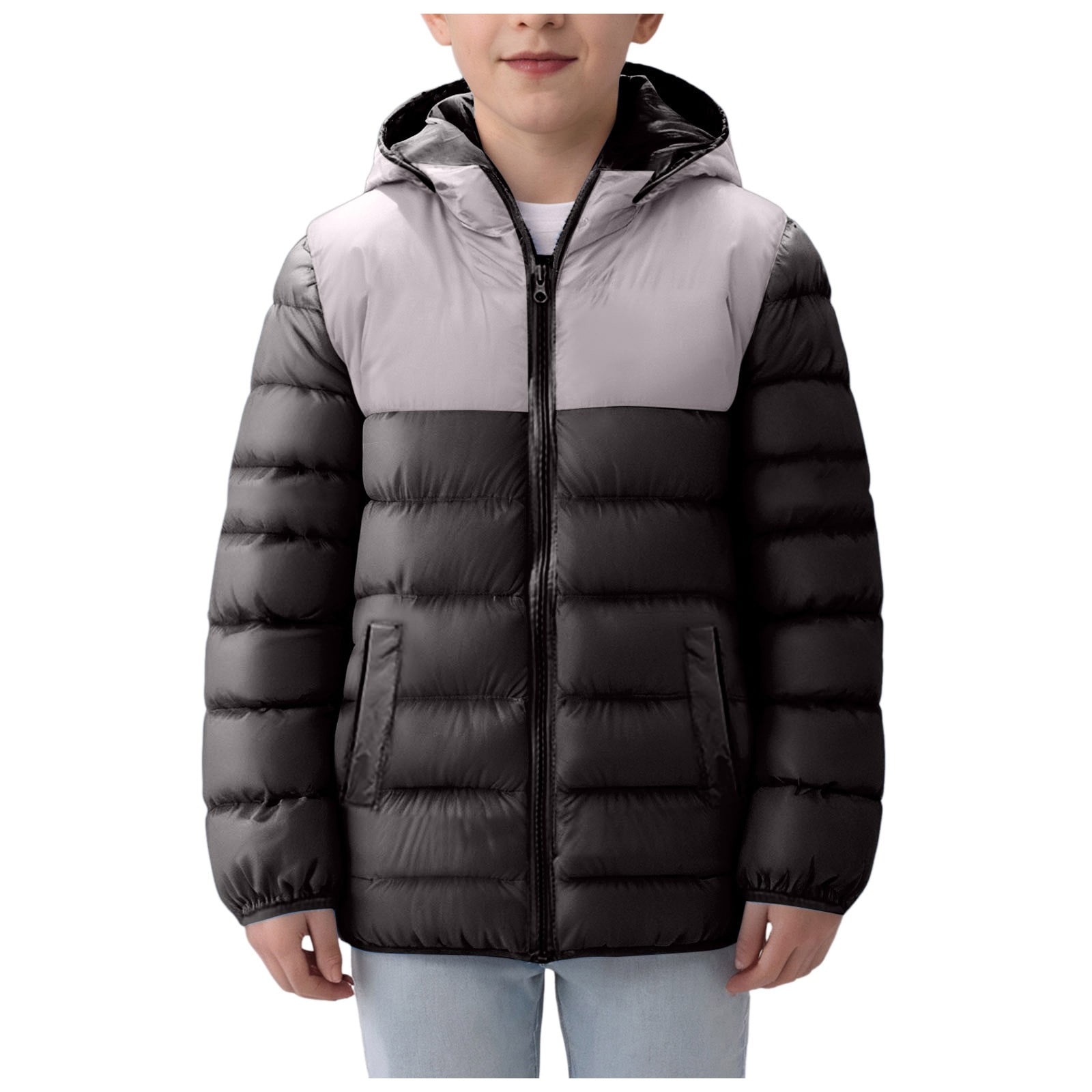Povozer Boys' Winter Coat Kids Parka Fleece Lined Puffer Jackets for ...