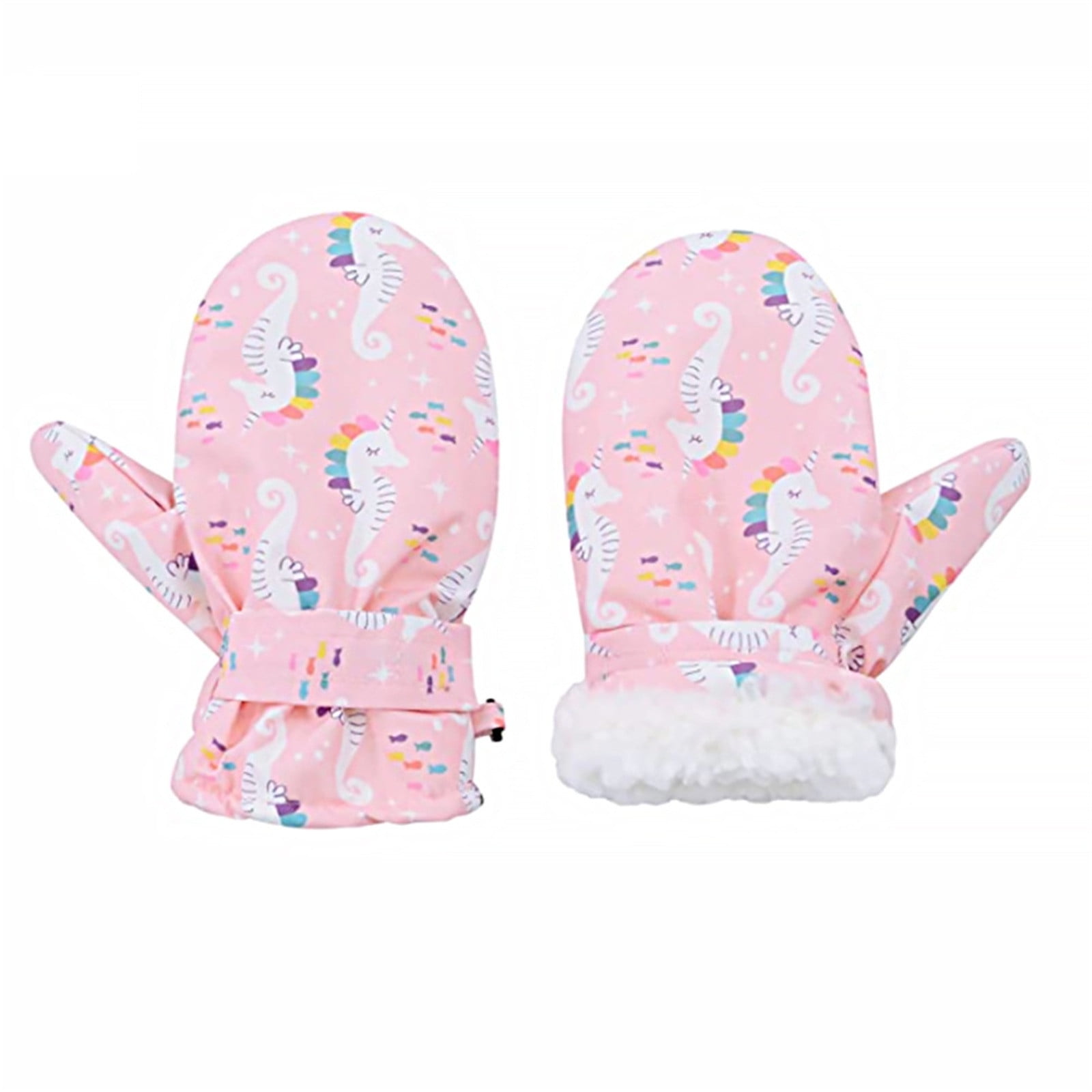 Povozer Children Toddlers & Baby Mittens Winter Waterproof Mittens(N,6 ...