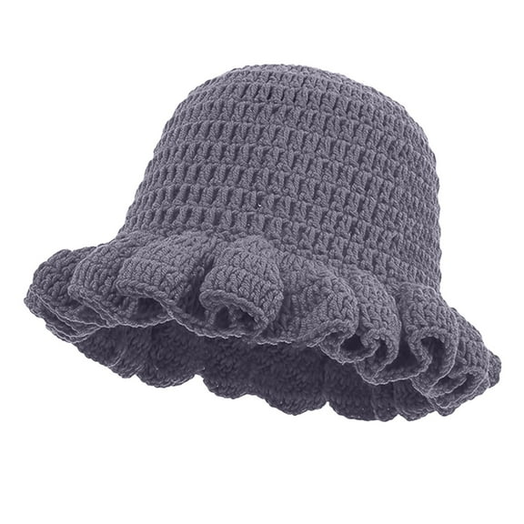 Crochet Bucket Hat Women Trendy Knit Floppy Cap Cute Boho Handmade ...