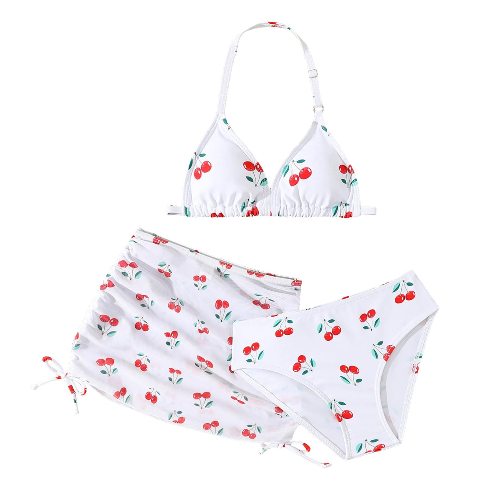 Povozer Teen Girls 2025 Swimsuits Tween Kids 2025 Girl's Cute 3 Piece ...