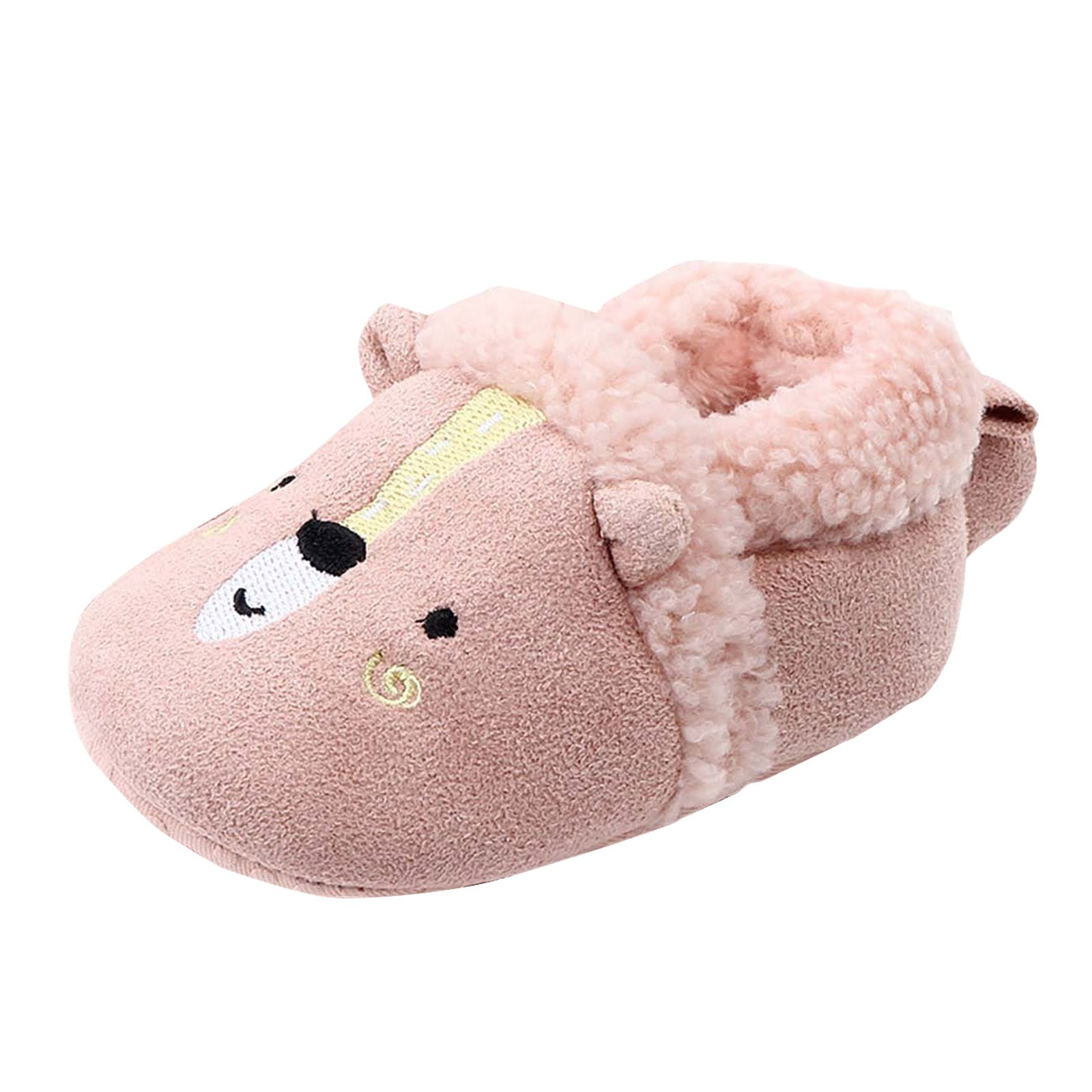 Povozer Toddler Boys Girls Slippers Kids House Slippers Warm Cute Home ...