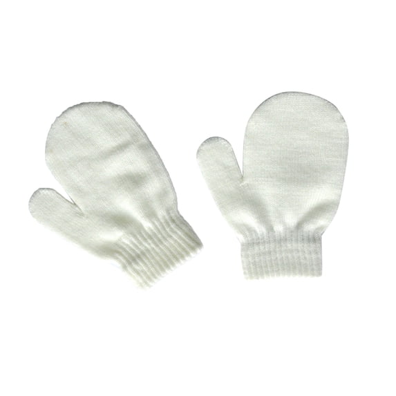 Povozer Toddler Mittens Thick Knit Kids Winter Gloves Warm Toddler ...