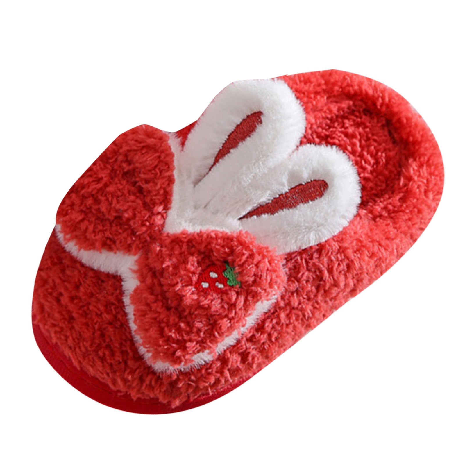 Povozer Toddler Slippers Girl House Slipper Kids Rabbit Plush Warm ...