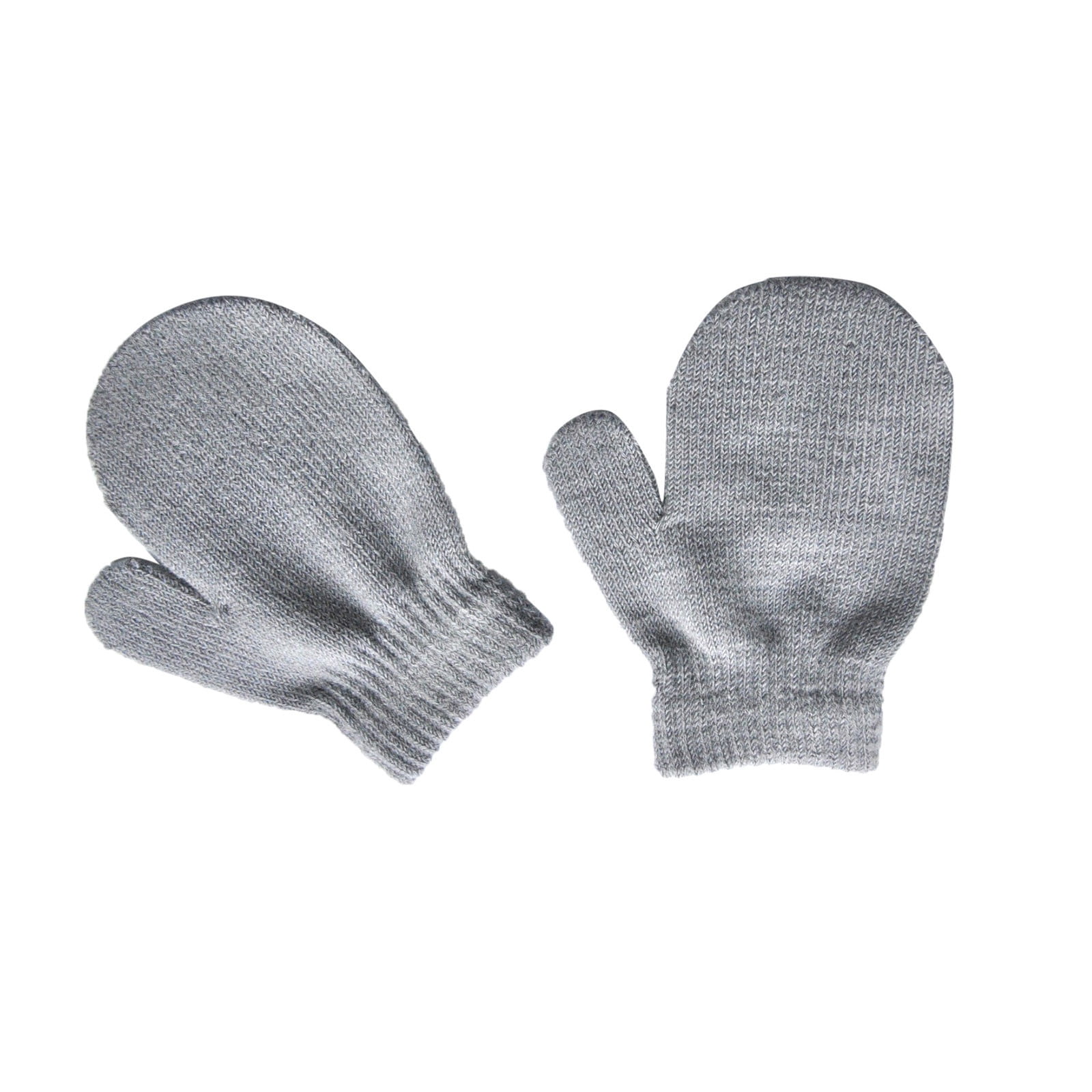 Povozer Toddler Stretch Mittens Winter Warm Knit Gloves for Baby Girls ...