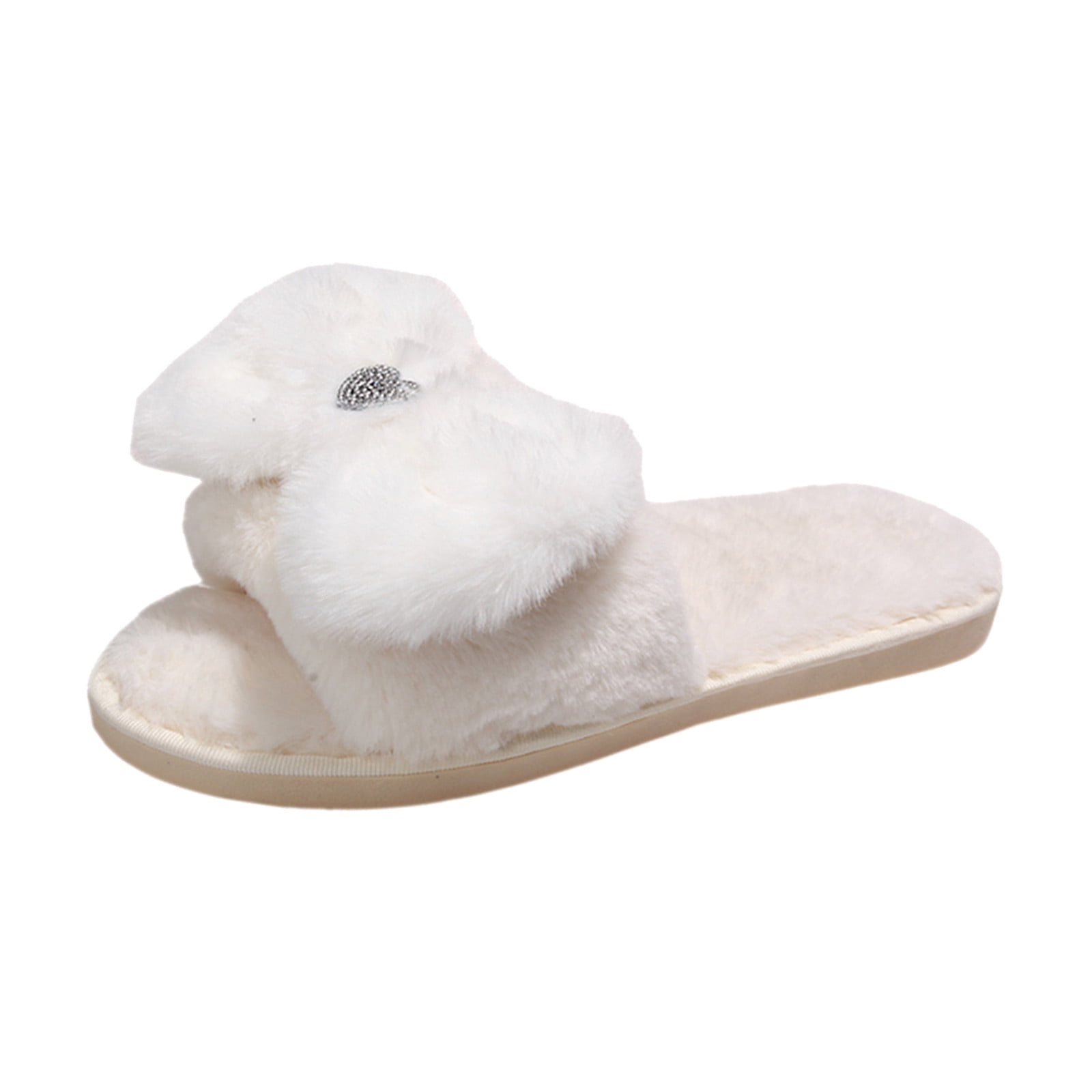 Povozer Women's Flip Flop Slippers Memory Foam House Slippers Open Toe ...