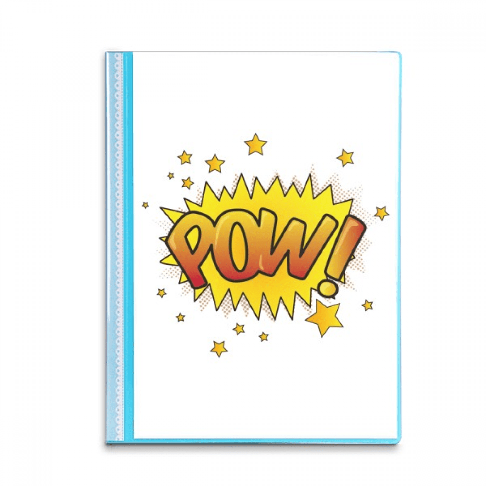 Pow Exclamation Stars Art Deco Fashion Book Sheet Protectors Portfolio ...