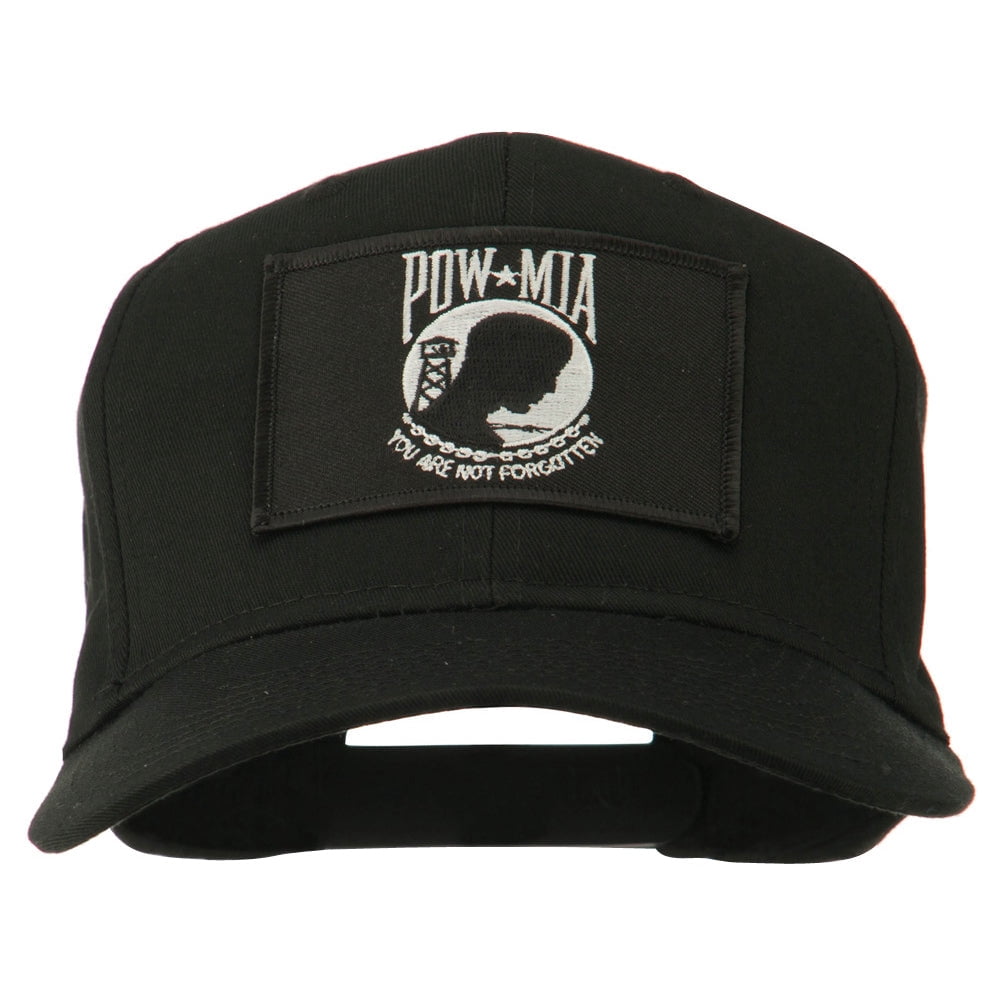 Pow Mia Flag Military Patch Cap - Black OSFM - Walmart.com
