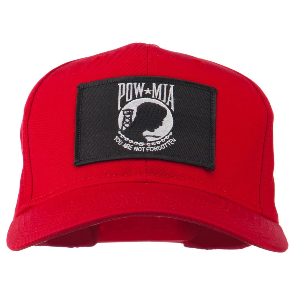 Pow Mia Flag Military Patch Cap - Red OSFM - Walmart.com