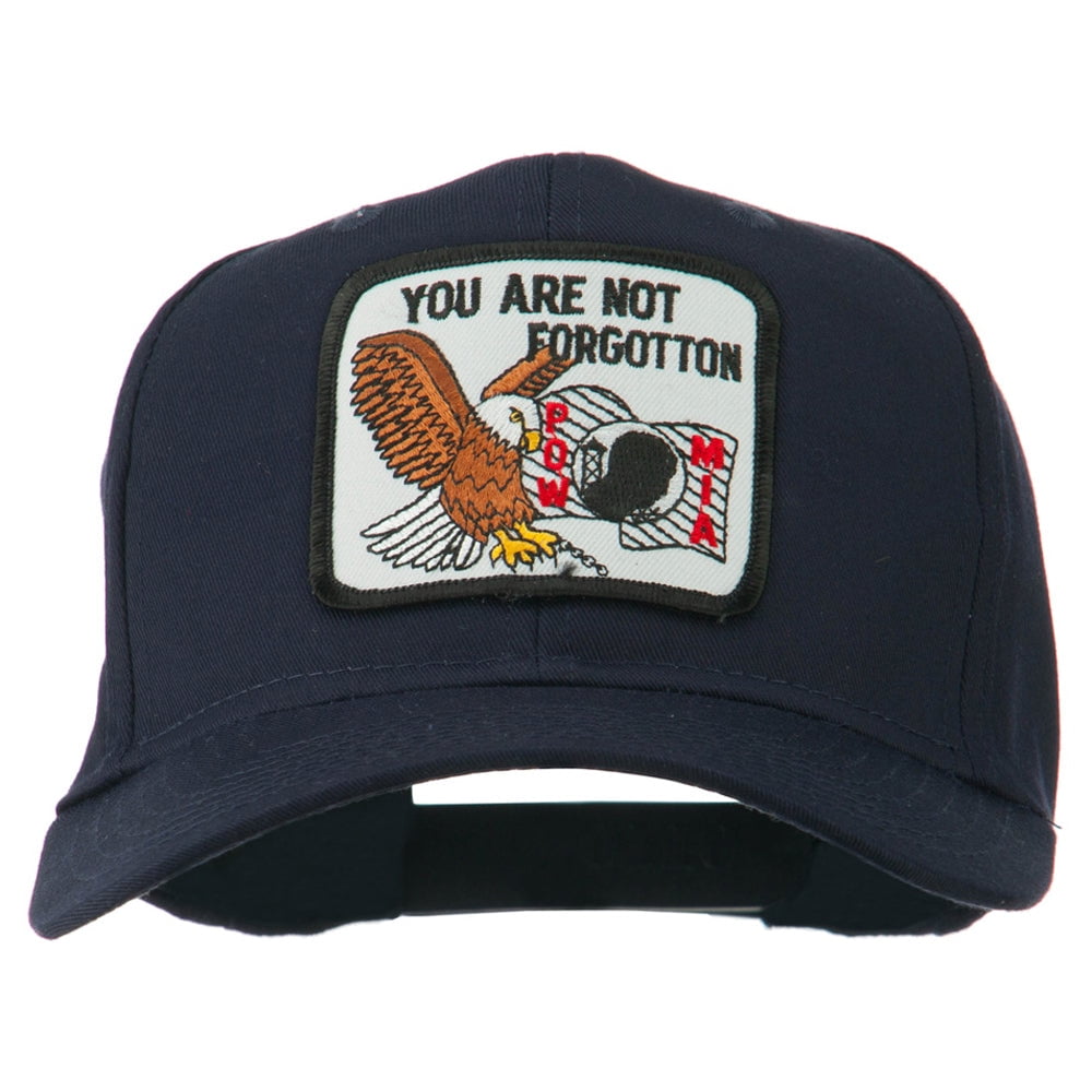 Pow Mia Not Forgotten Military Patch Cap - Navy OSFM - Walmart.com