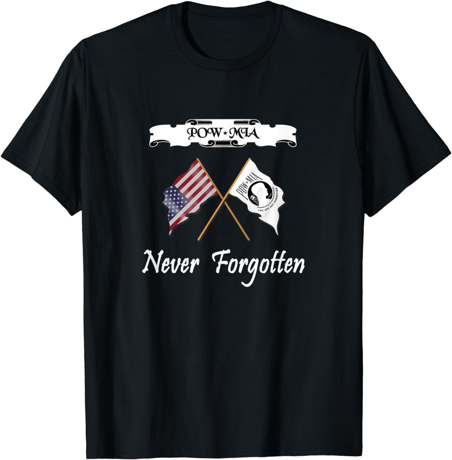 Pow Mia T shirt American and Pow Mia Flag Shirt - Walmart.com