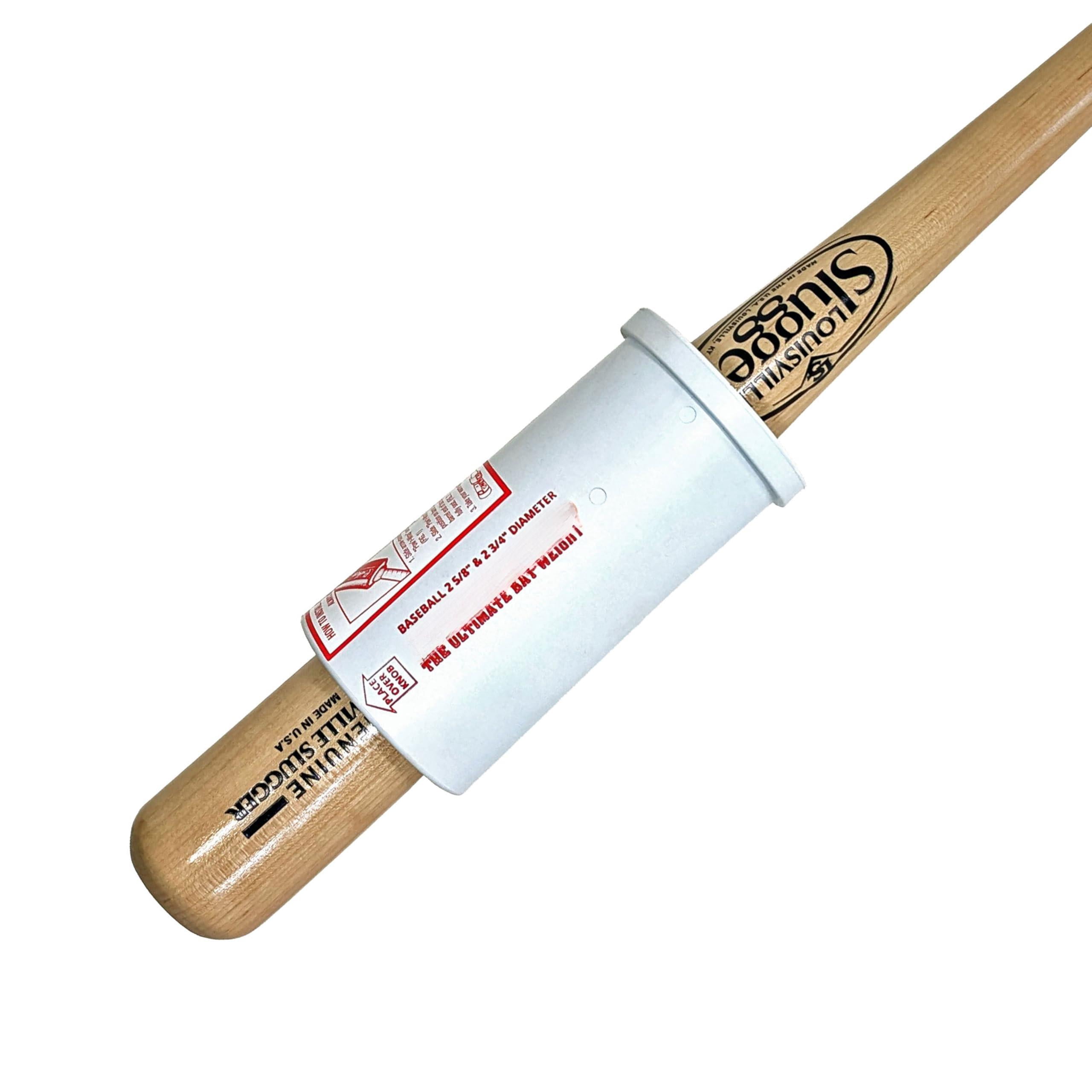 Pow'r Wrap Bat Weight For Baseball 24-ounce White Polycarbonate Sleeve ...