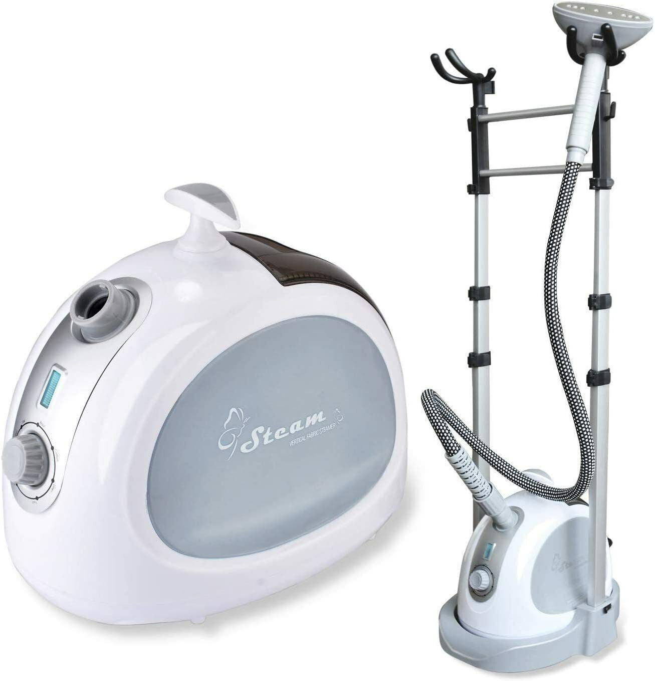 PowCube Garment Steamer,Standing Clothes Steamer with Clothes Hanger ...