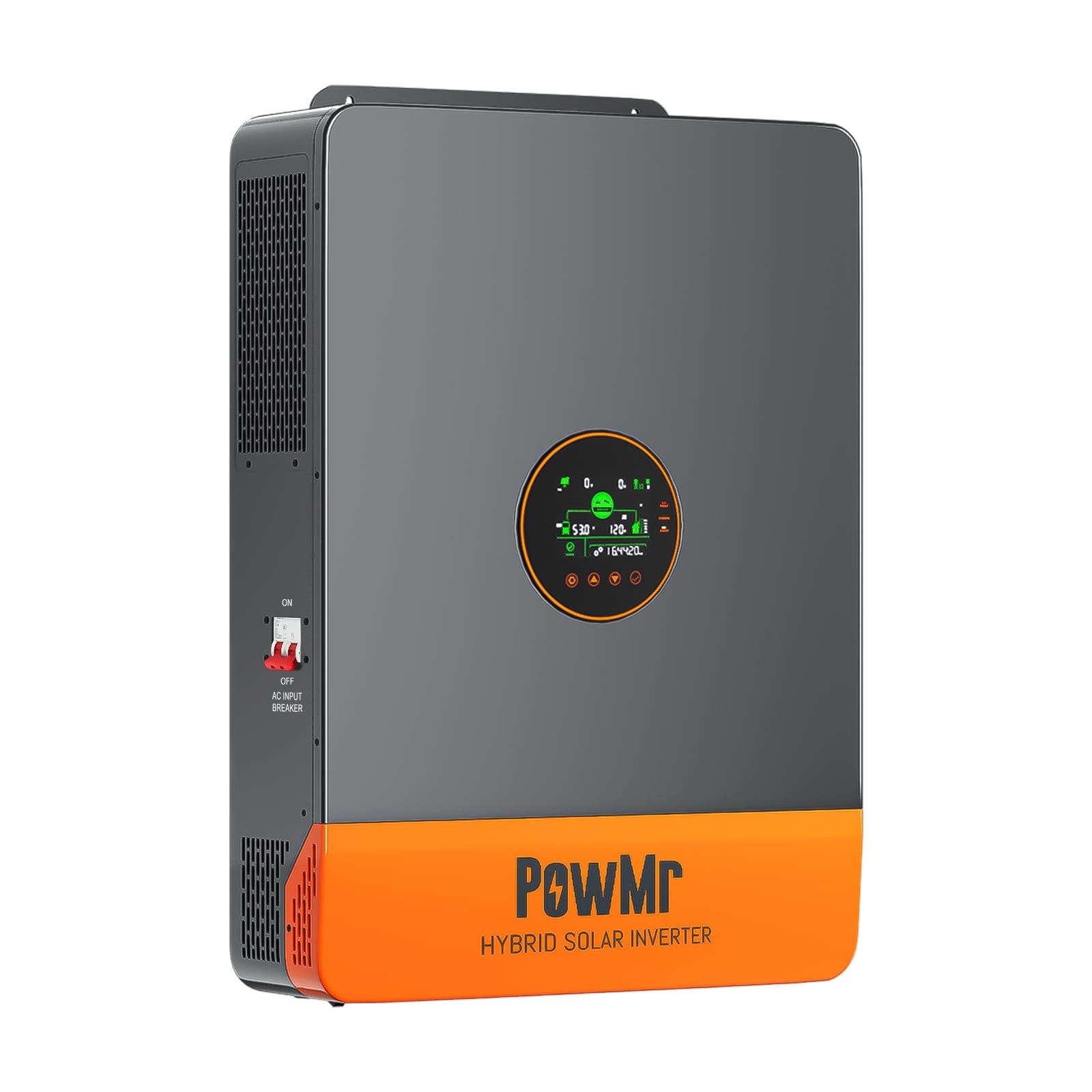 PowMr 12KW 48V Hybrid Solar Inverter 110V 220V Split Phase Off-Grid ...