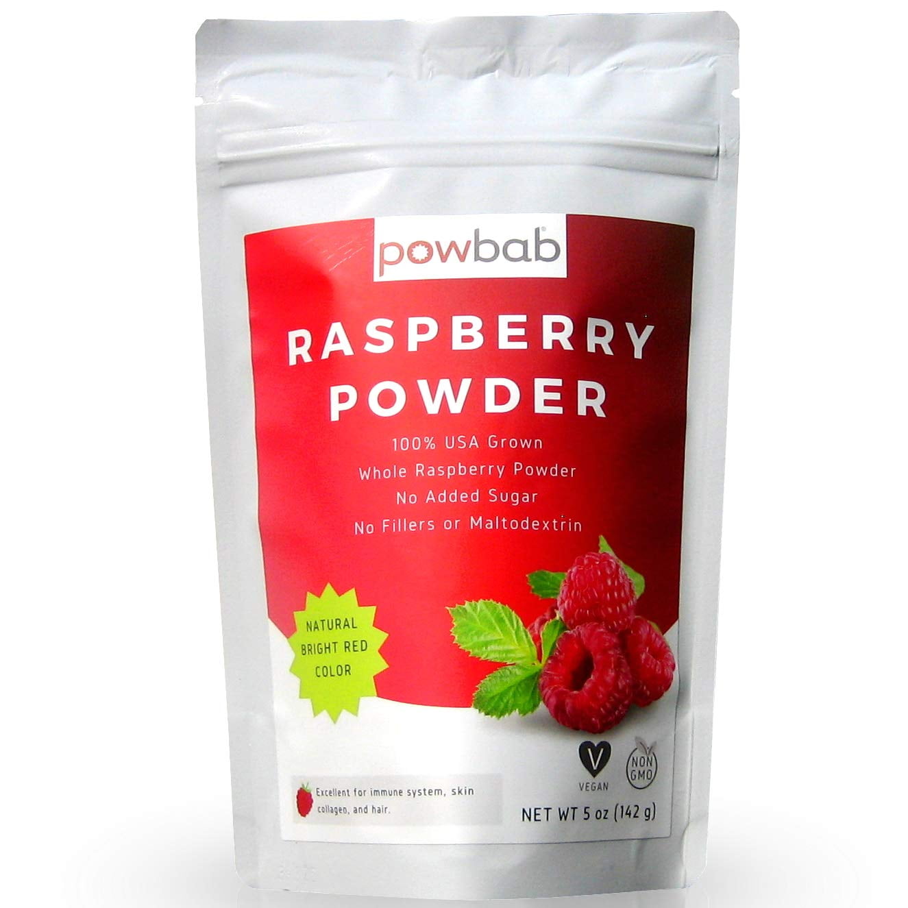 Powder from 100% USA Grown Organic Raspberries. No Added Sugar, Not ze ...