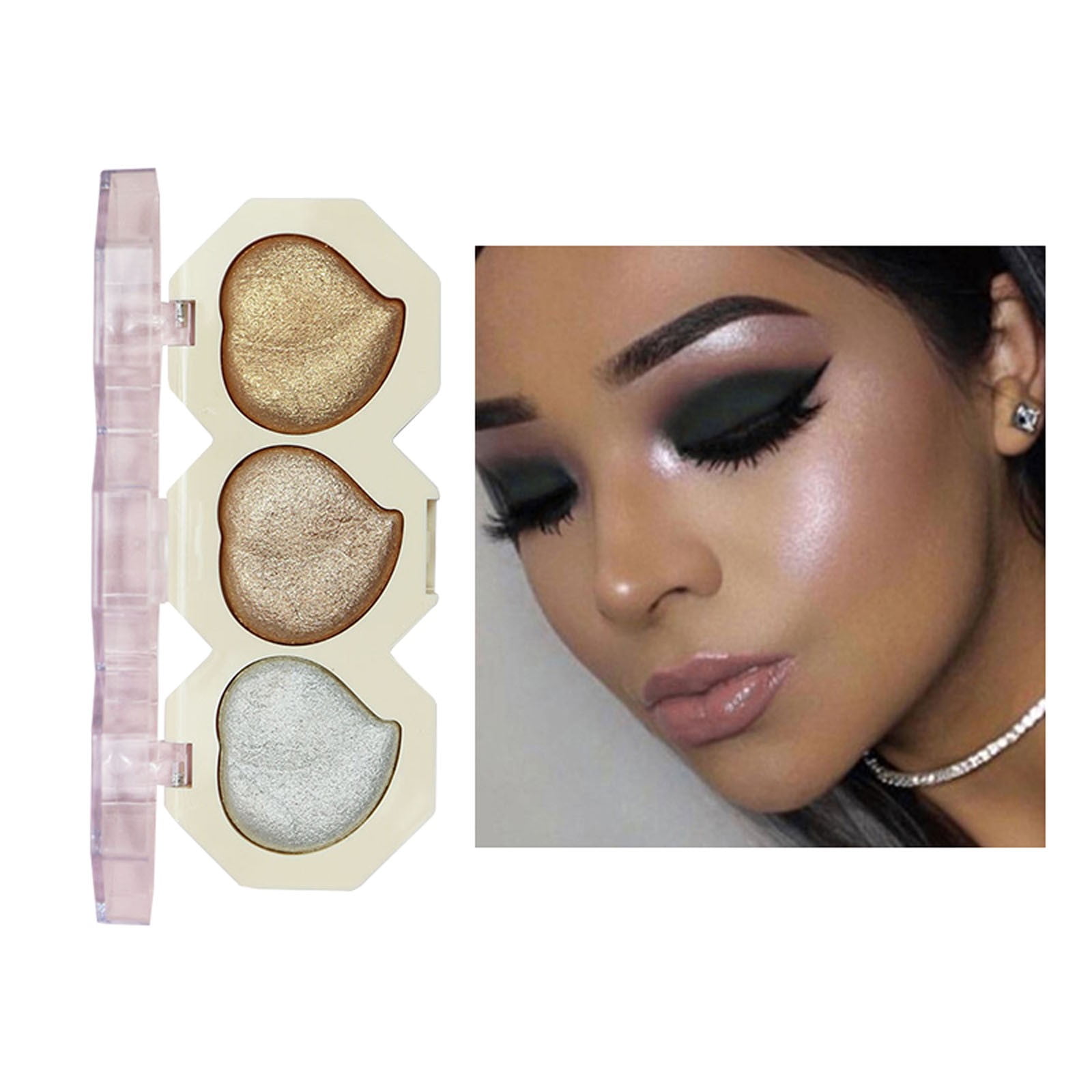 Powder Beauty Makeup Makeup High Light Pearl Baking Powder Pressed ...