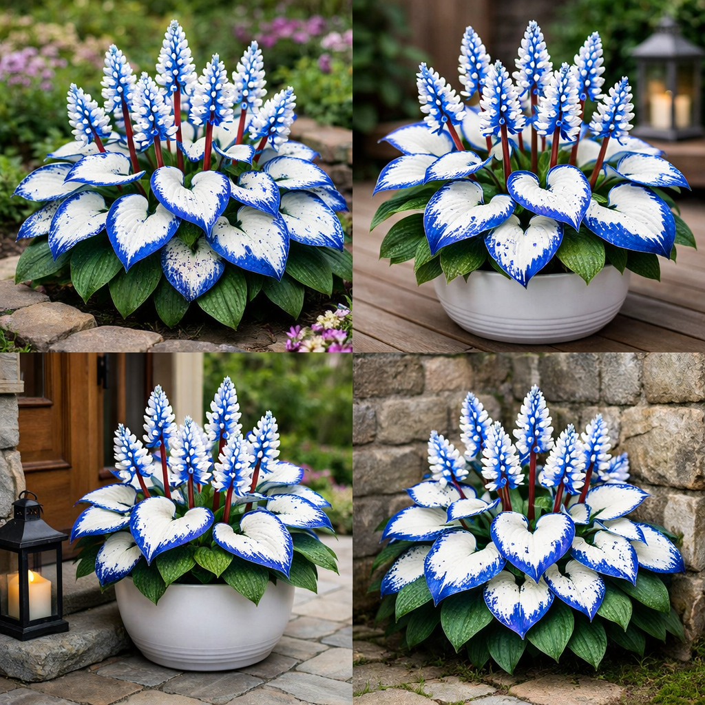 Powder Blue Hosta-Bulbs For Planting-Premium Garden Stakes Perfect for ...