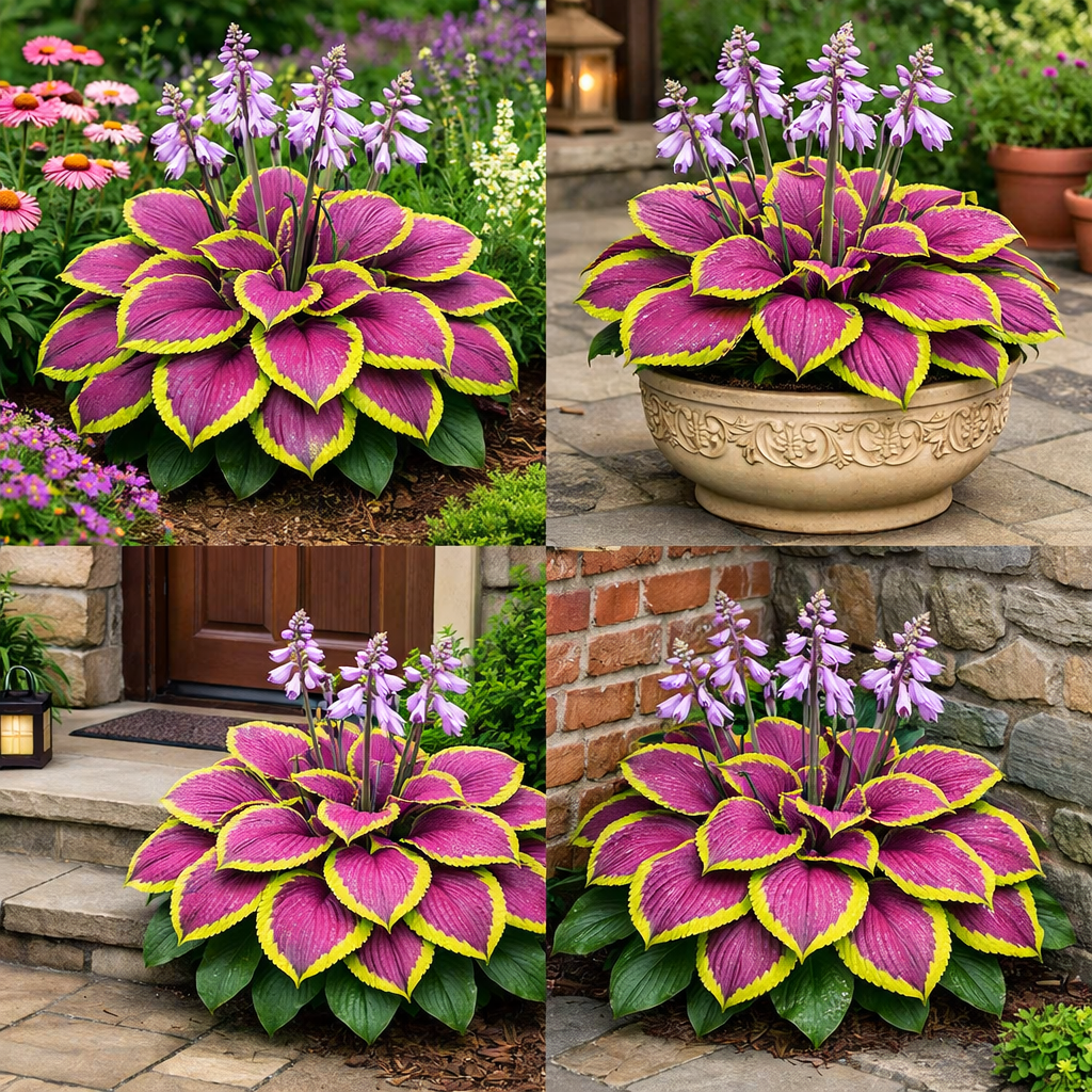 Powder Blue Hosta-Bulbs For Planting-Premium Garden Stakes Perfect for ...