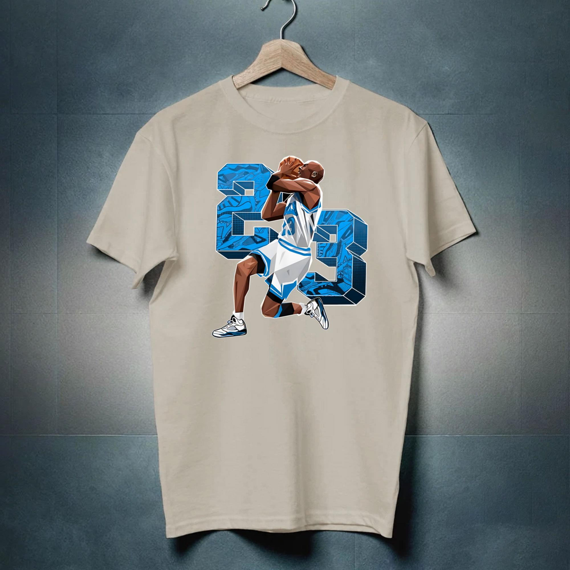 Powder Blue Kicks Shirt, Sneaker Matching Shirt - Walmart.com