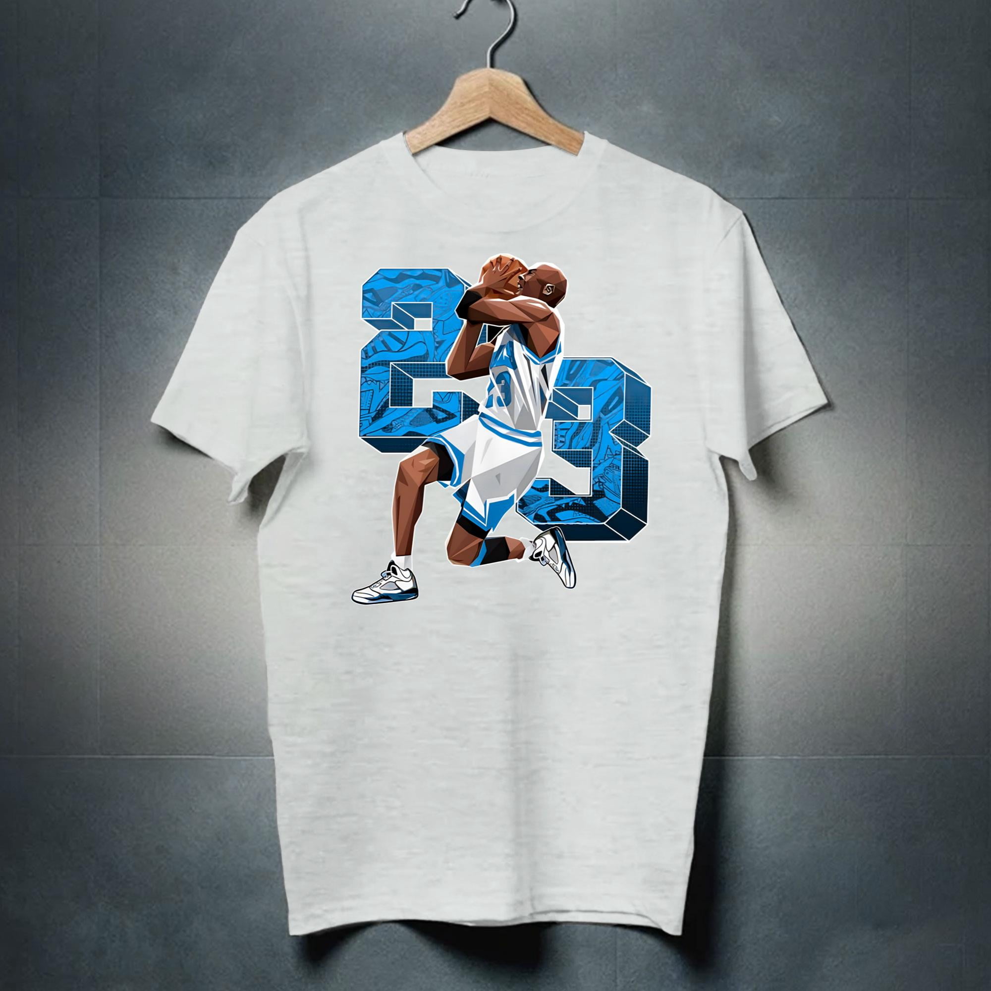 Powder Blue Kicks Shirt, Sneaker Matching Shirt - Walmart.com