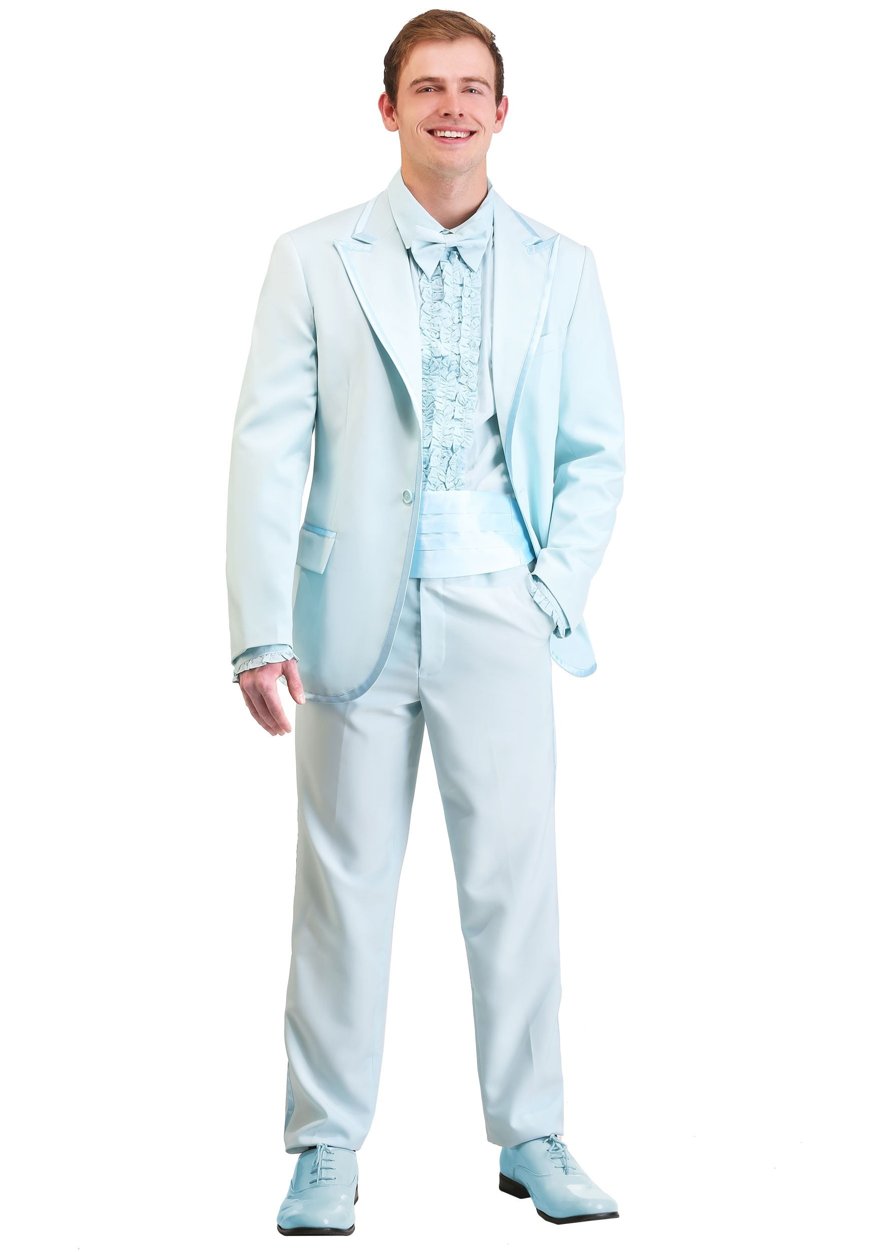 Powder Blue Tuxedo Adult Costume - Walmart.com