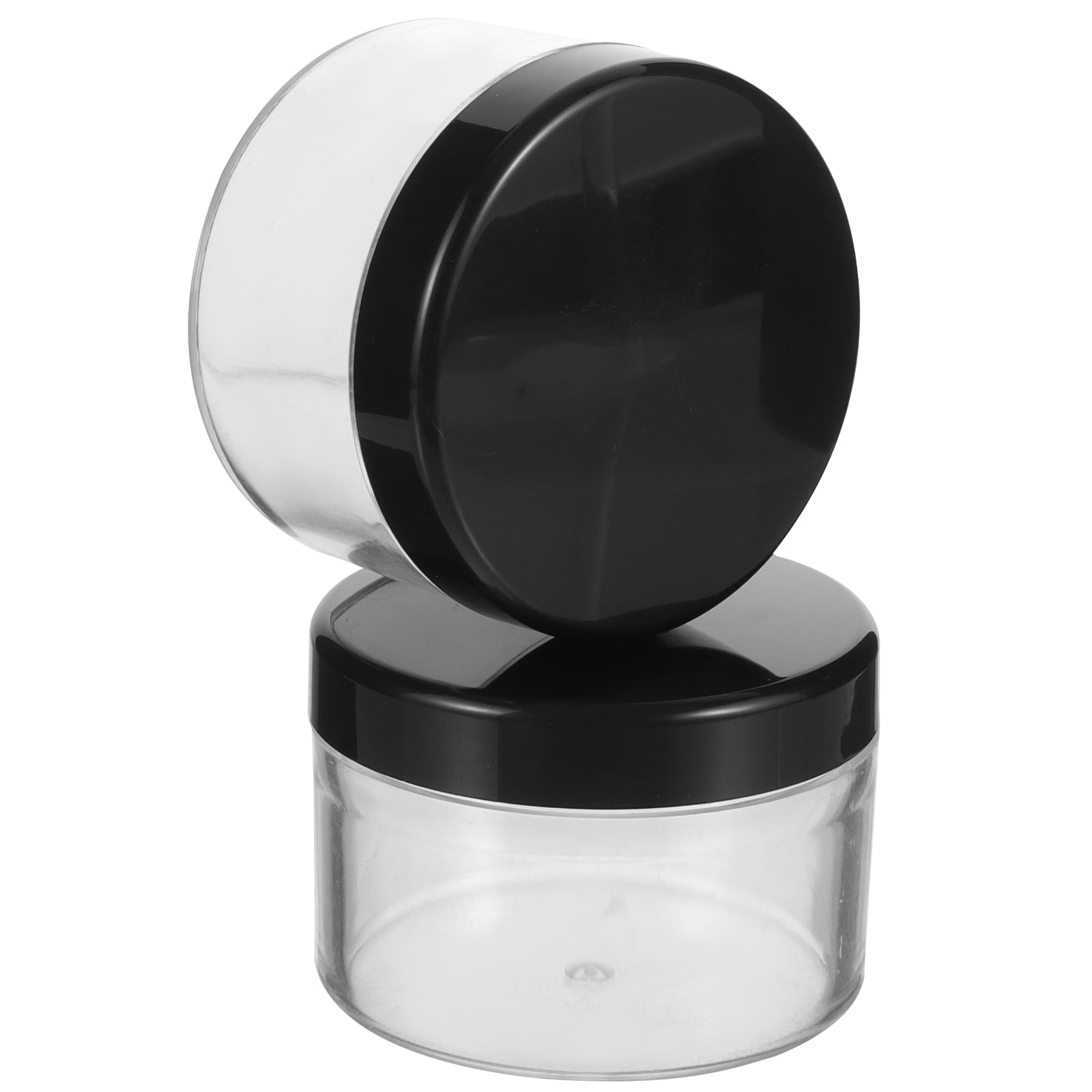 Powder Box 2 Pcs Plastic Containers with Lids Cosmetic Body Butter ...