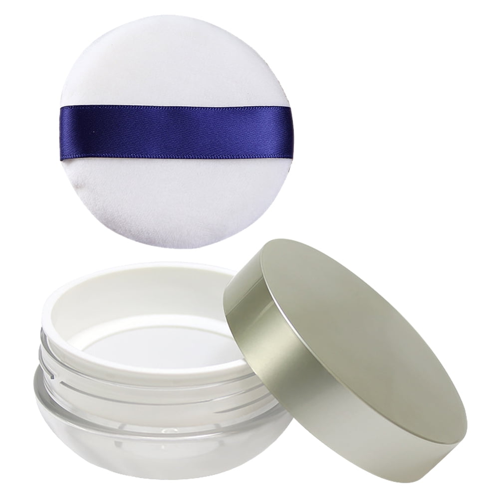 Powder Box Puff Loose Case Make up Sponges for Face Refillable Boxes ...