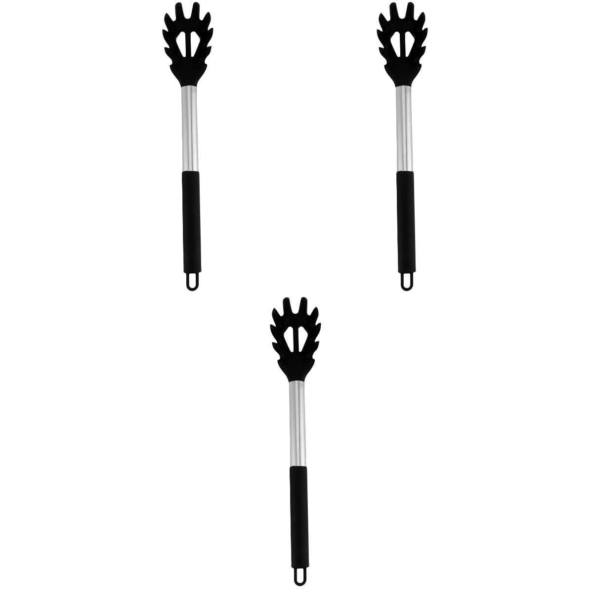 Powder Claw Kitchen Strainer Slotted Pasta Spoon Silicone Serving ...