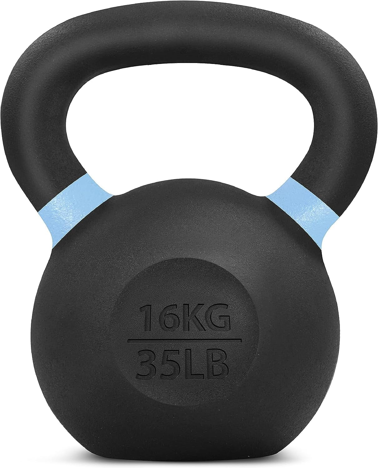 Powder Coated Cast Iron Kettlebell Strength Training Kettlebells Weight ...