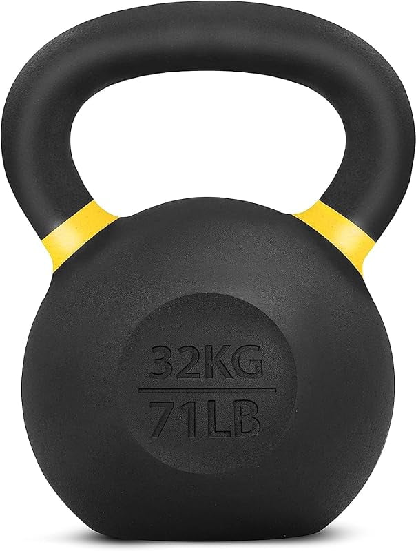 Powder Coated Cast Iron Kettlebell Strength Training Kettlebells Weight ...